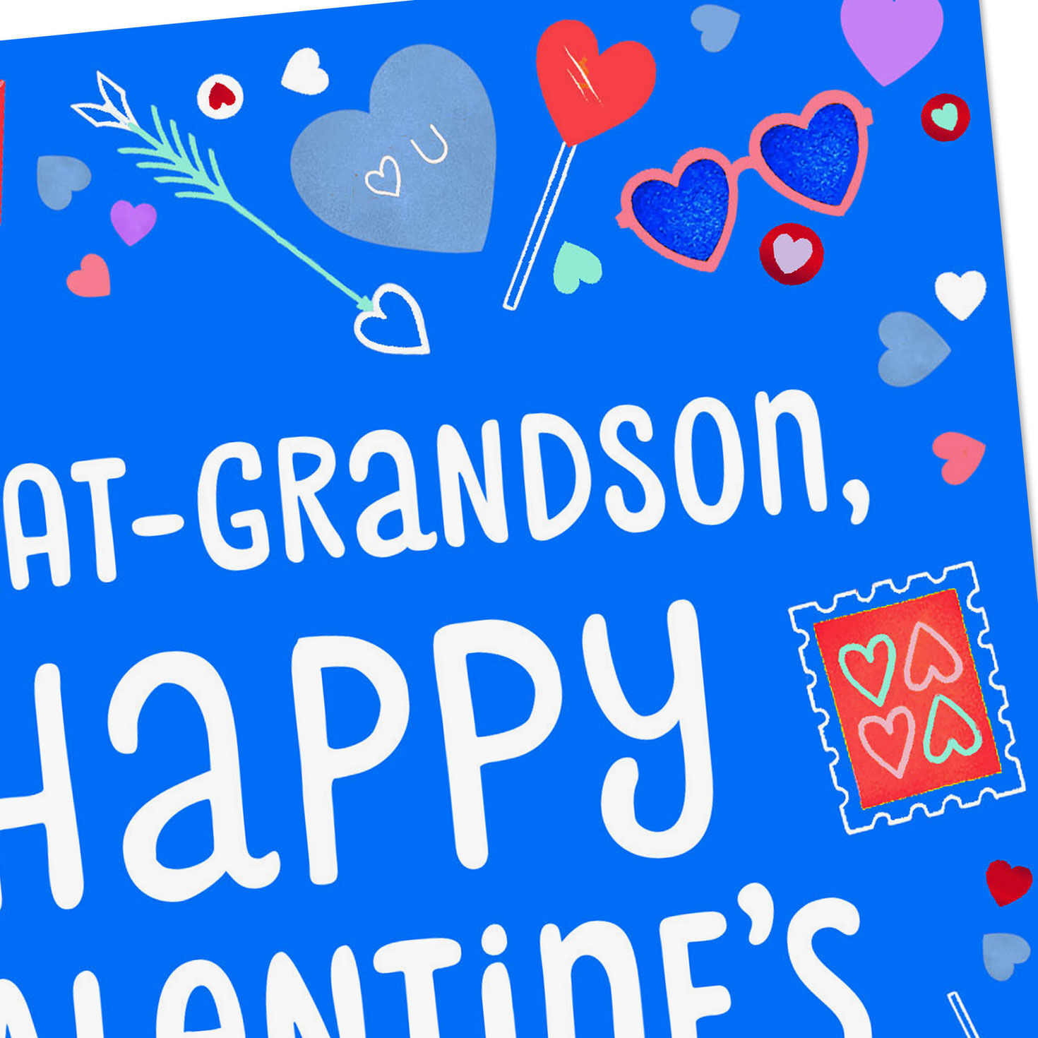 Love You More Each Year Valentine's Day Card for Great-Grandson ...