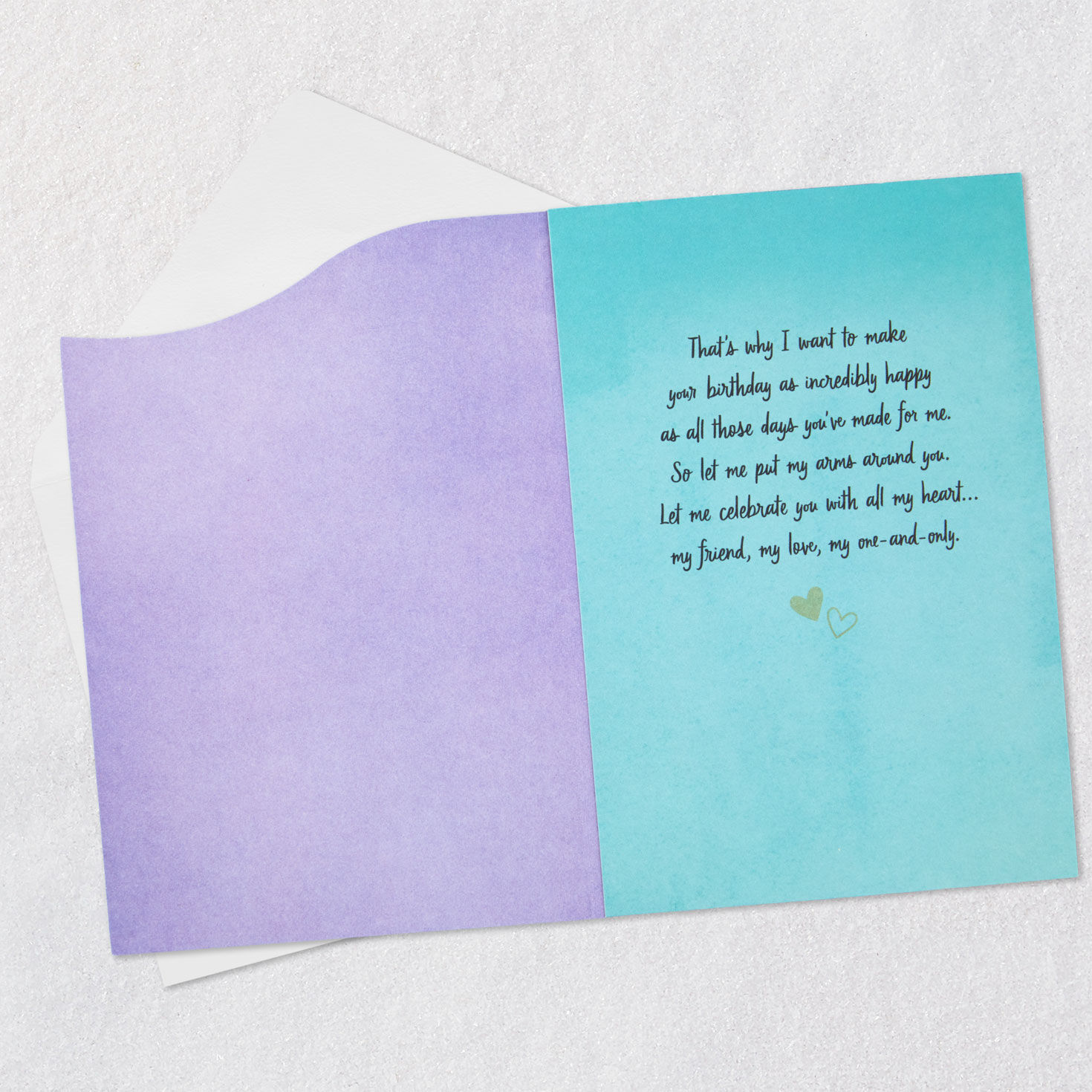 I Celebrate You With All My Heart Romantic Birthday Card - Greeting ...