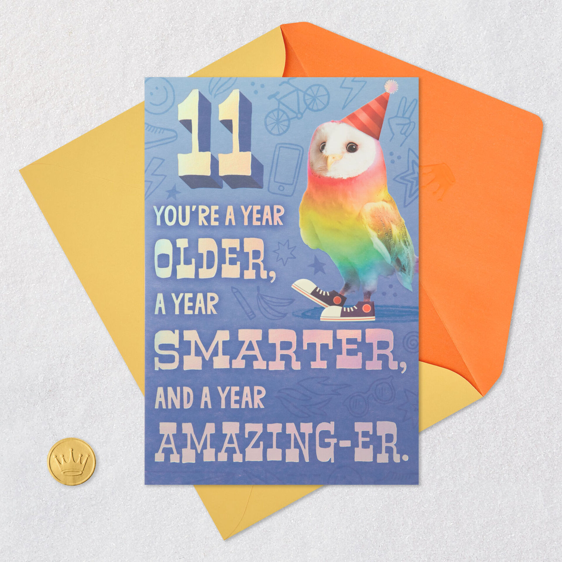 A Year Amazing-Er Funny Pop-Up 11th Birthday Card - Greeting Cards ...