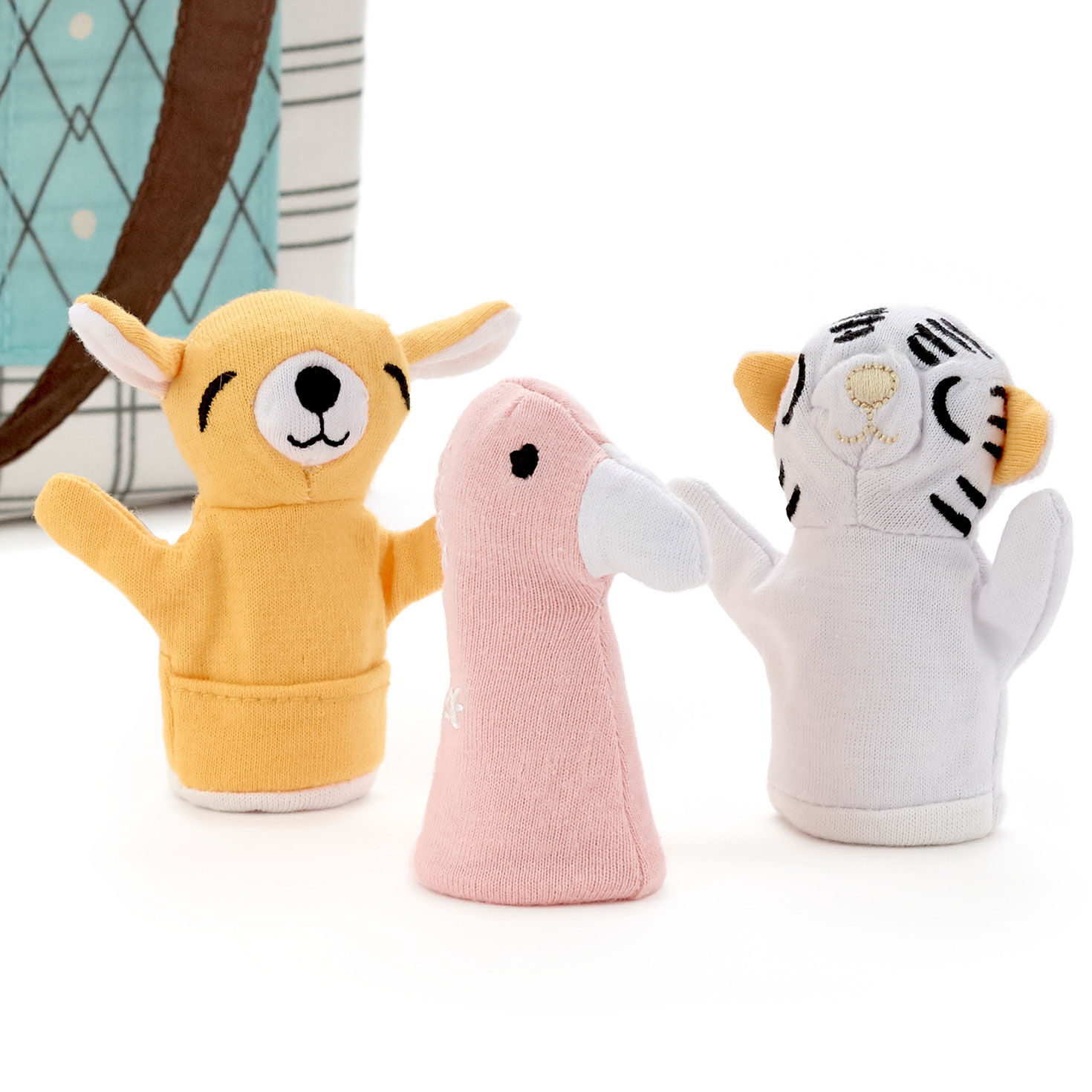My Zoo Activity Bag With Finger Puppets - Classic Stuffed Animals ...