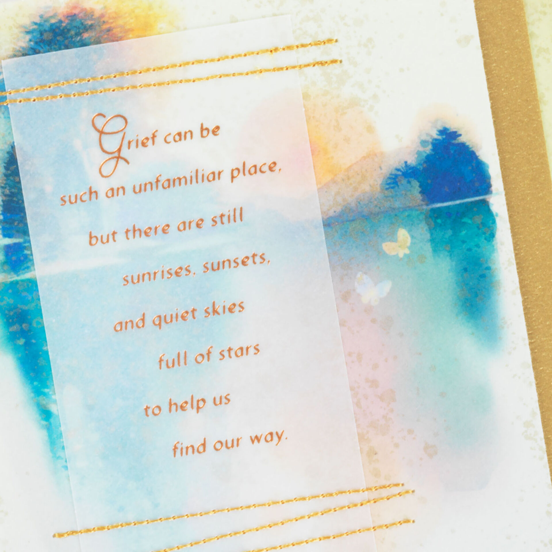 Wishing You Peace and Healing Sympathy Card - Greeting Cards - Hallmark