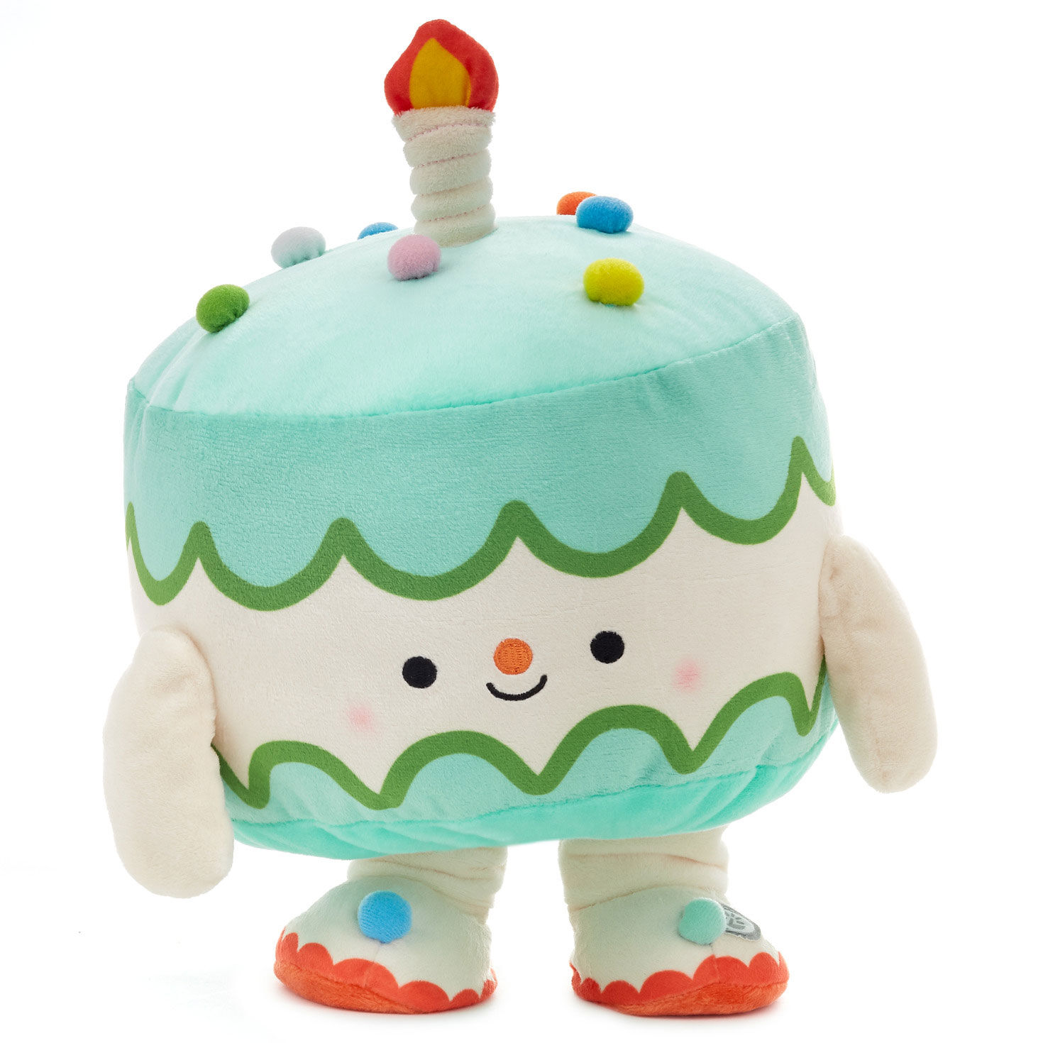 Birthday Cake With Candle Plush With Sound and Motion, 12 ...
