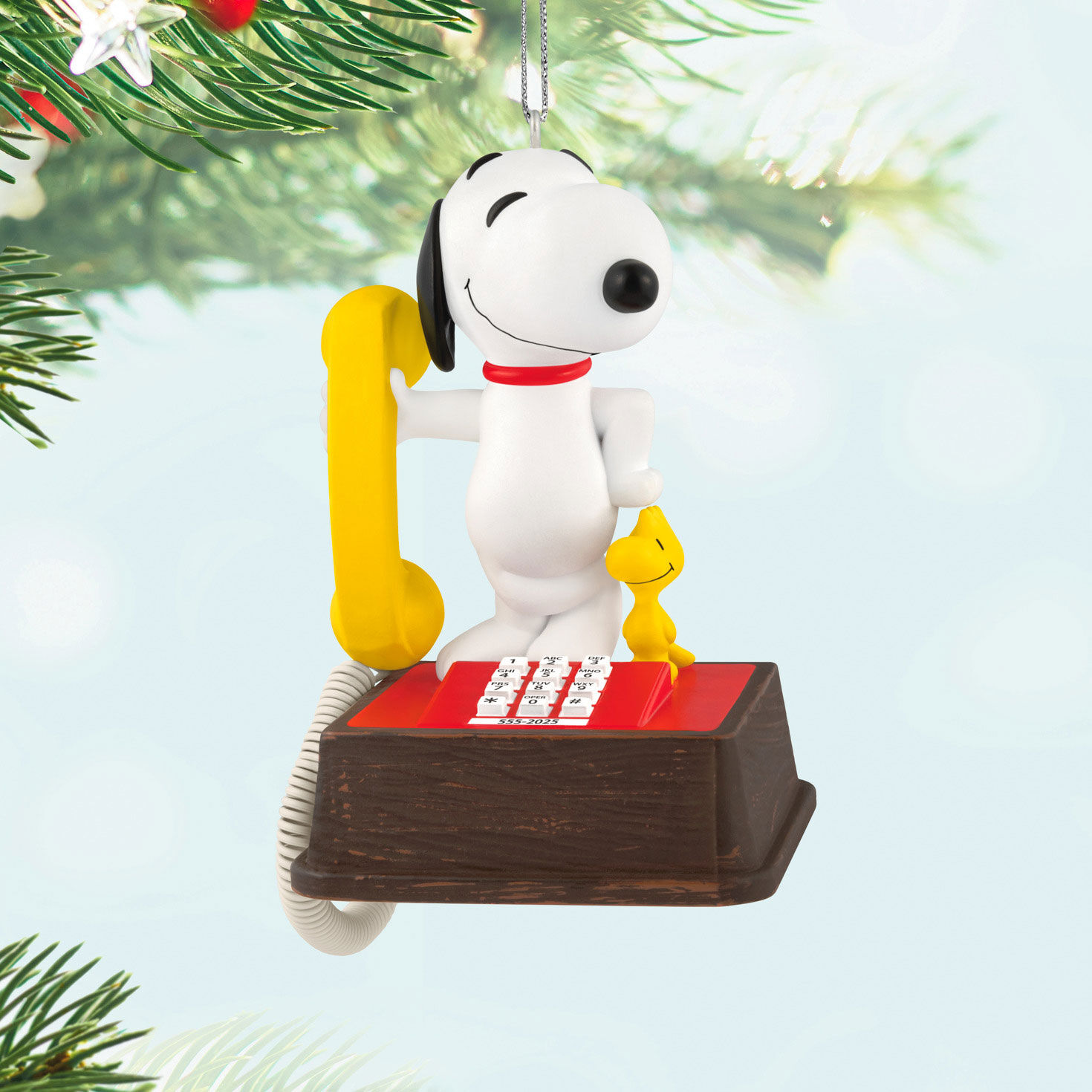 Peanuts® 75th Anniversary Hello, Snoopy! Ornament With Sound - Keepsake ...