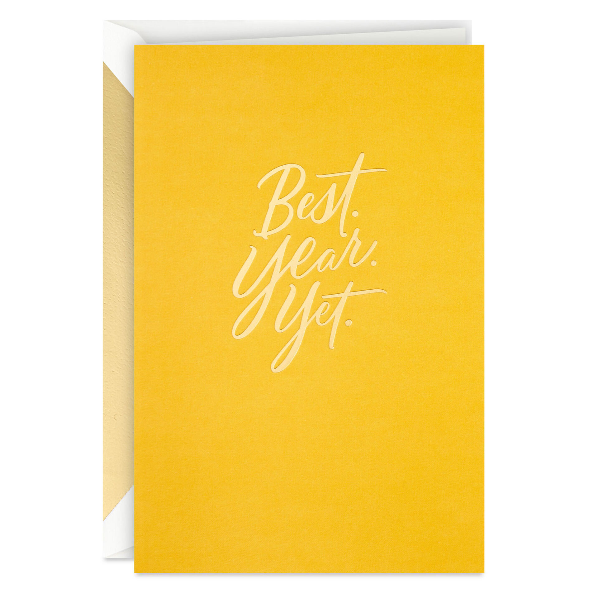 Best Year Yet Gold Birthday Card - Greeting Cards - Hallmark