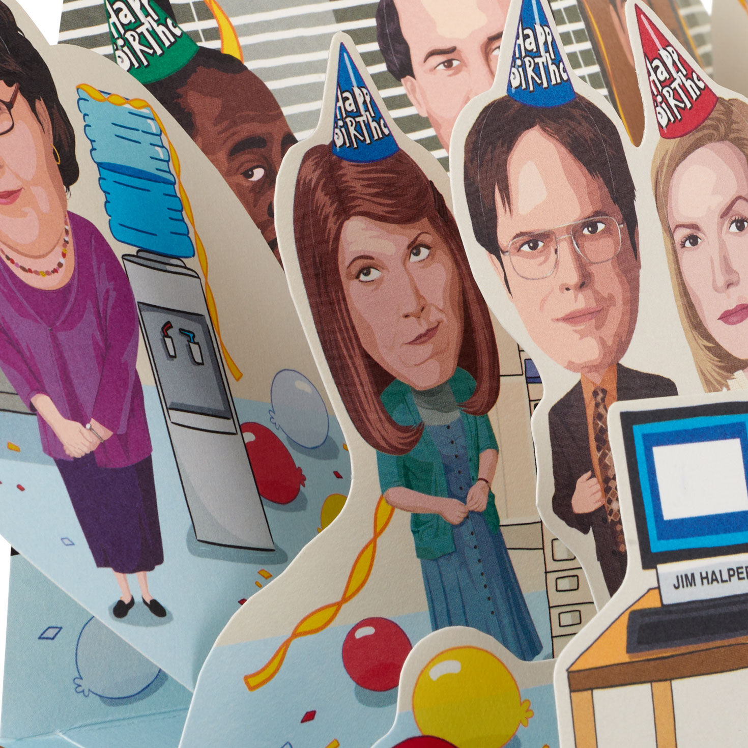 The Office The Party Planning Committee Funny Pop-Up Birthday Card With ...