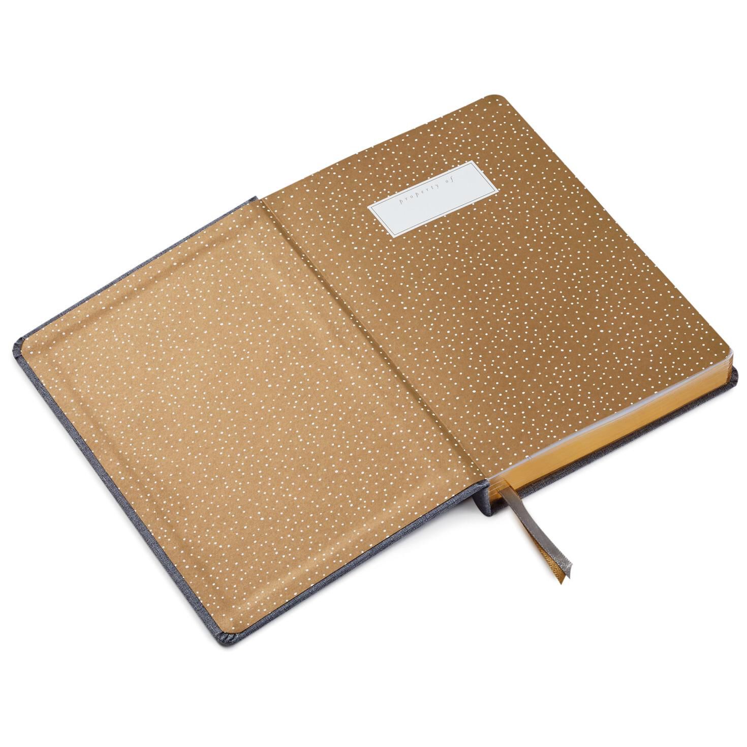 Grey Chambray Dear Self Pencils Notebook - Notebooks & Journals | Hallmark