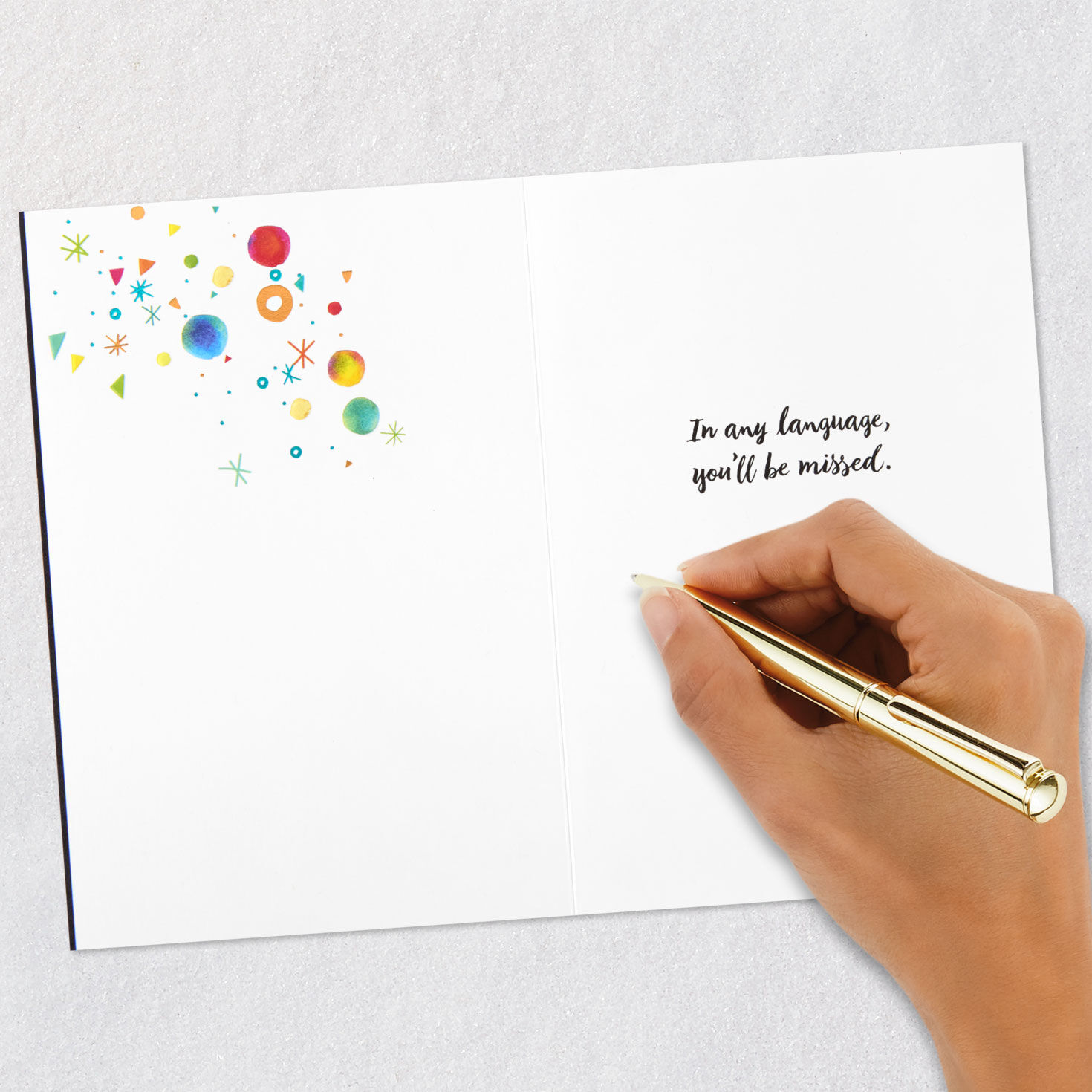You'll Be Missed in Any Language Goodbye Card - Greeting Cards | Hallmark
