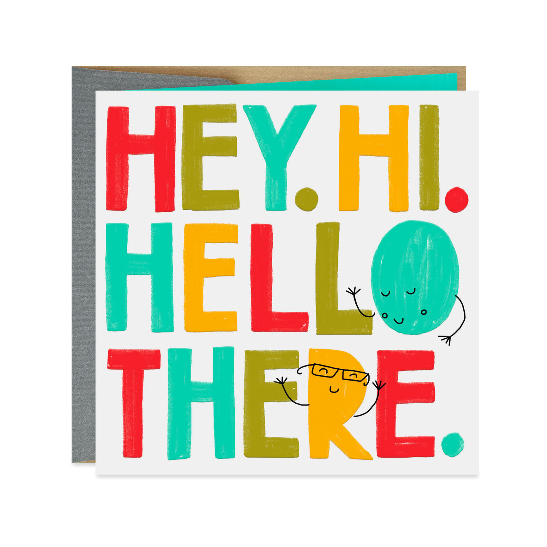 Hey, Hi, Hello There Blank Card - Greeting Cards - Hallmark