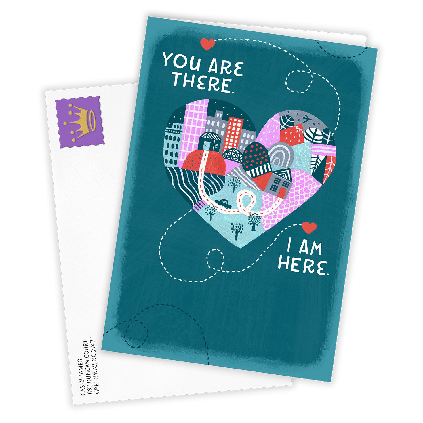 Love Over Distance Custom Card - Greeting Cards | Hallmark