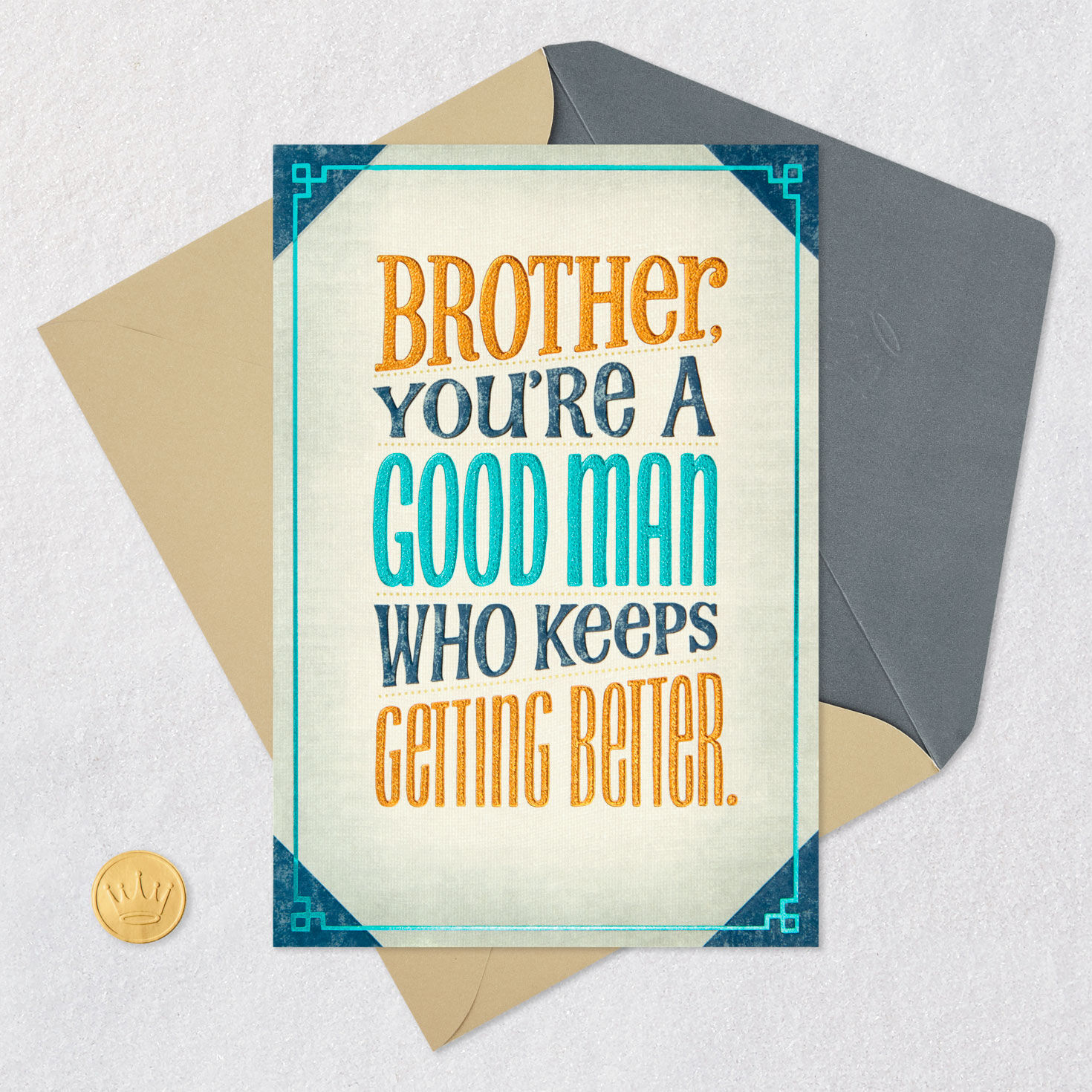 Glad to Have You Around Birthday Card for Brother - Greeting Cards ...