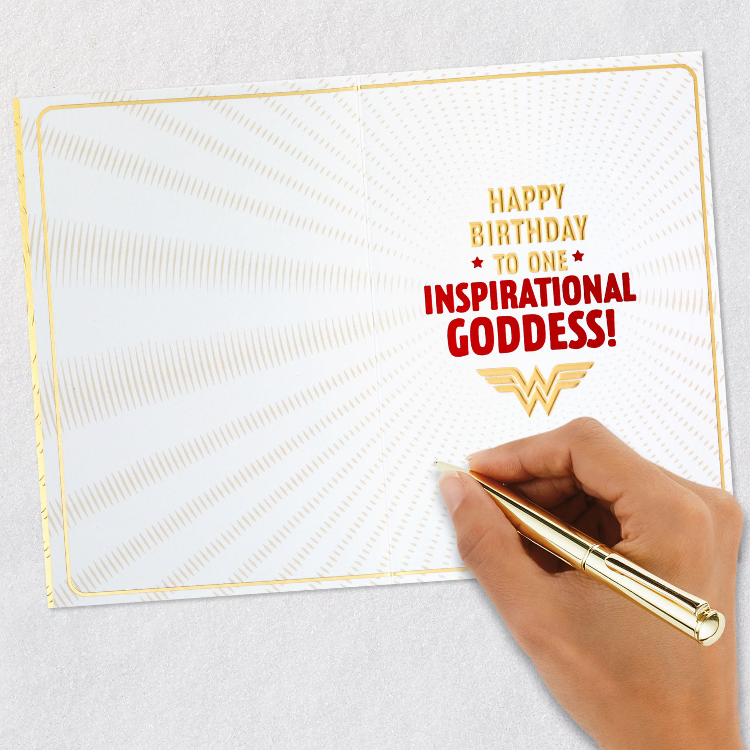 Wonder Woman™ Inspirational Goddess Birthday Card for Her - Greeting ...
