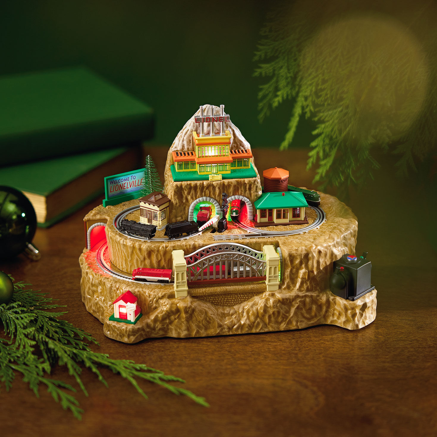 Lionel® Trains Lionelville® Tabletop Decoration With Light, Sound and ...