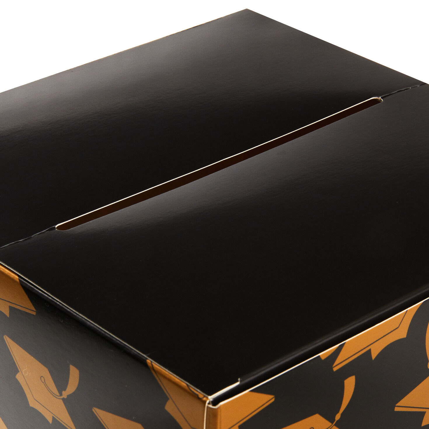 8.5" Mortarboards on Black Graduation Card Box - Gift Boxes | Hallmark
