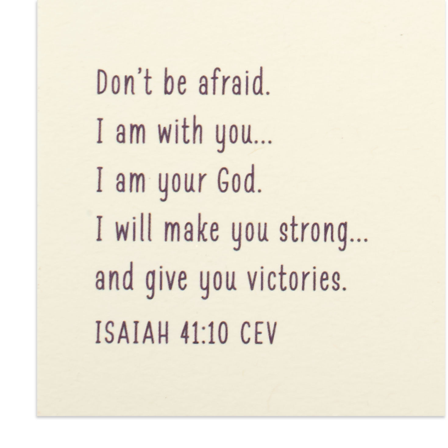 God Has Made You Strong Religious Encouragement Card - Greeting Cards ...