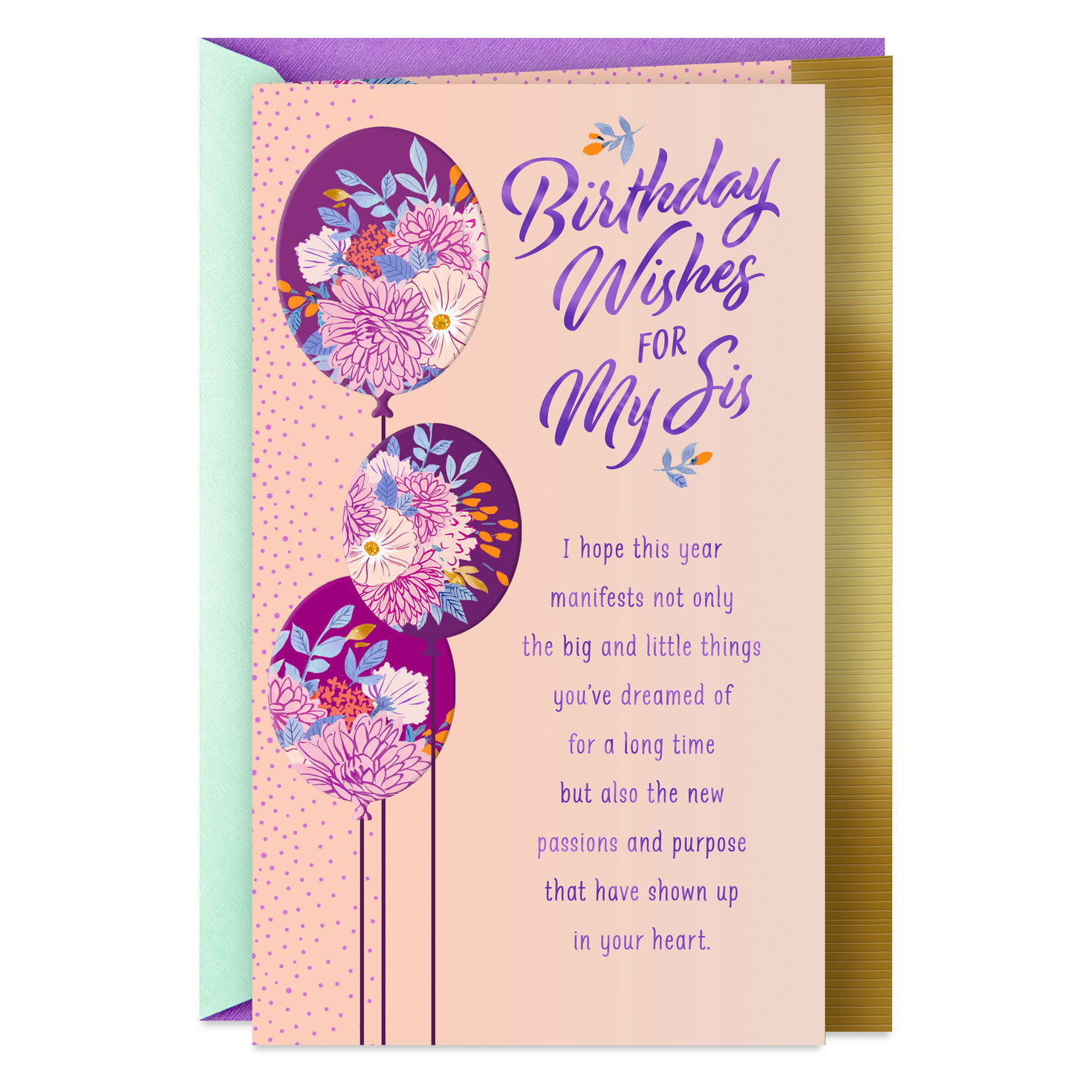 You Deserve Everything You Wish For Birthday Card for Sister - Greeting ...