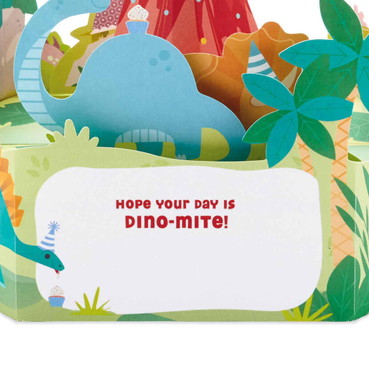 Dinosaurs Musical 3D Pop-Up Birthday Card With Light - Greeting Cards ...
