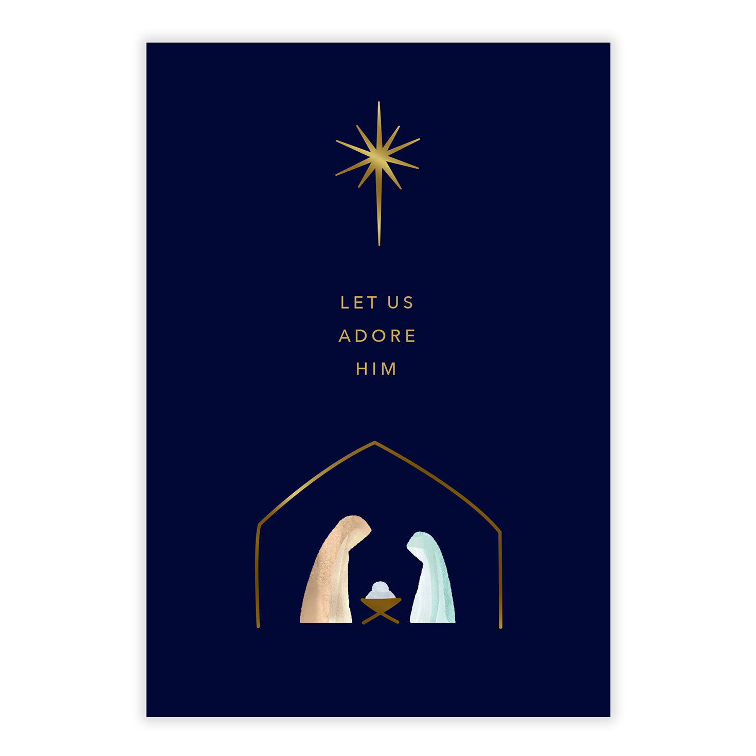 Let Us Adore Him Christmas eCard - eCards | Hallmark