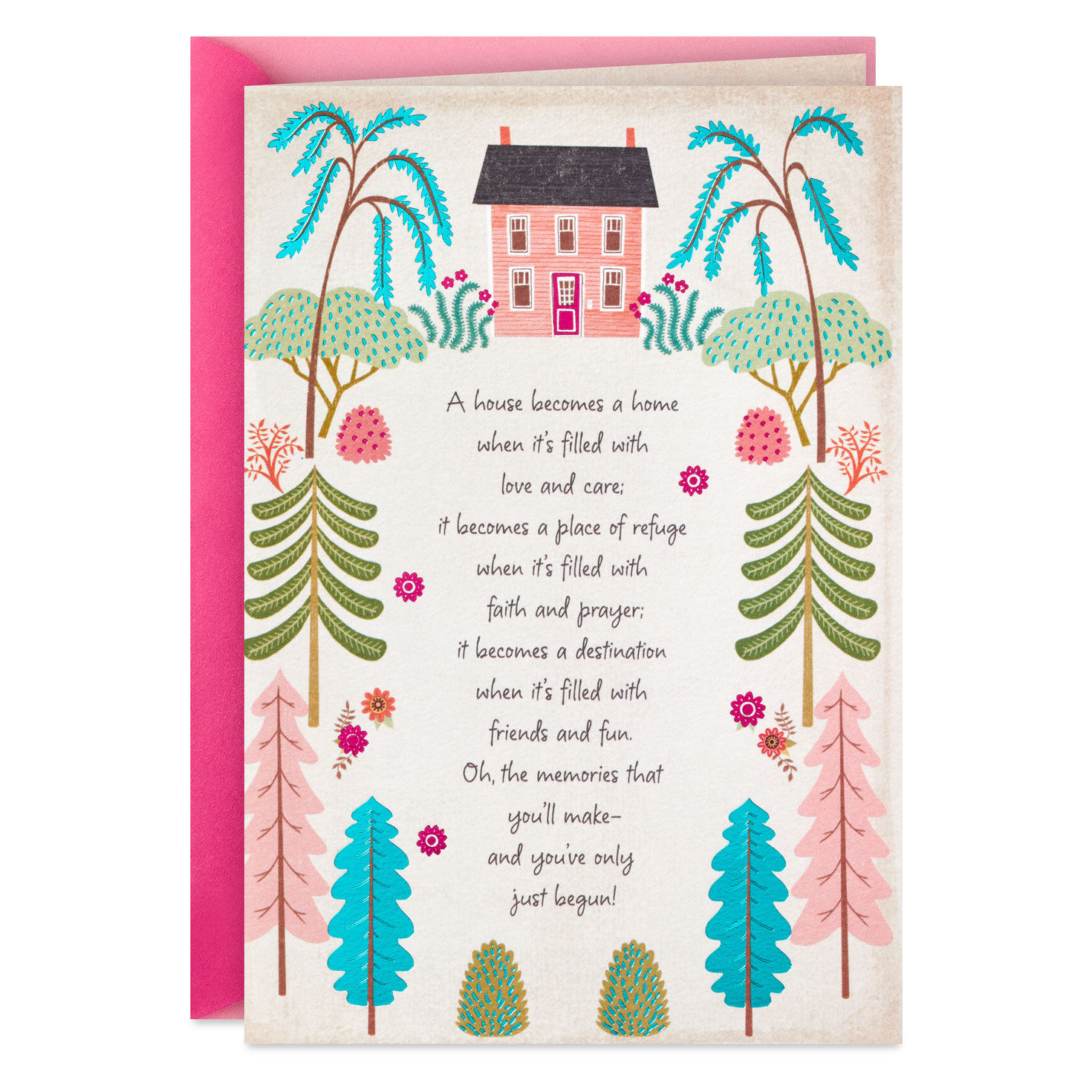 A House Filled With Love Religious New Home Congratulations Card ...