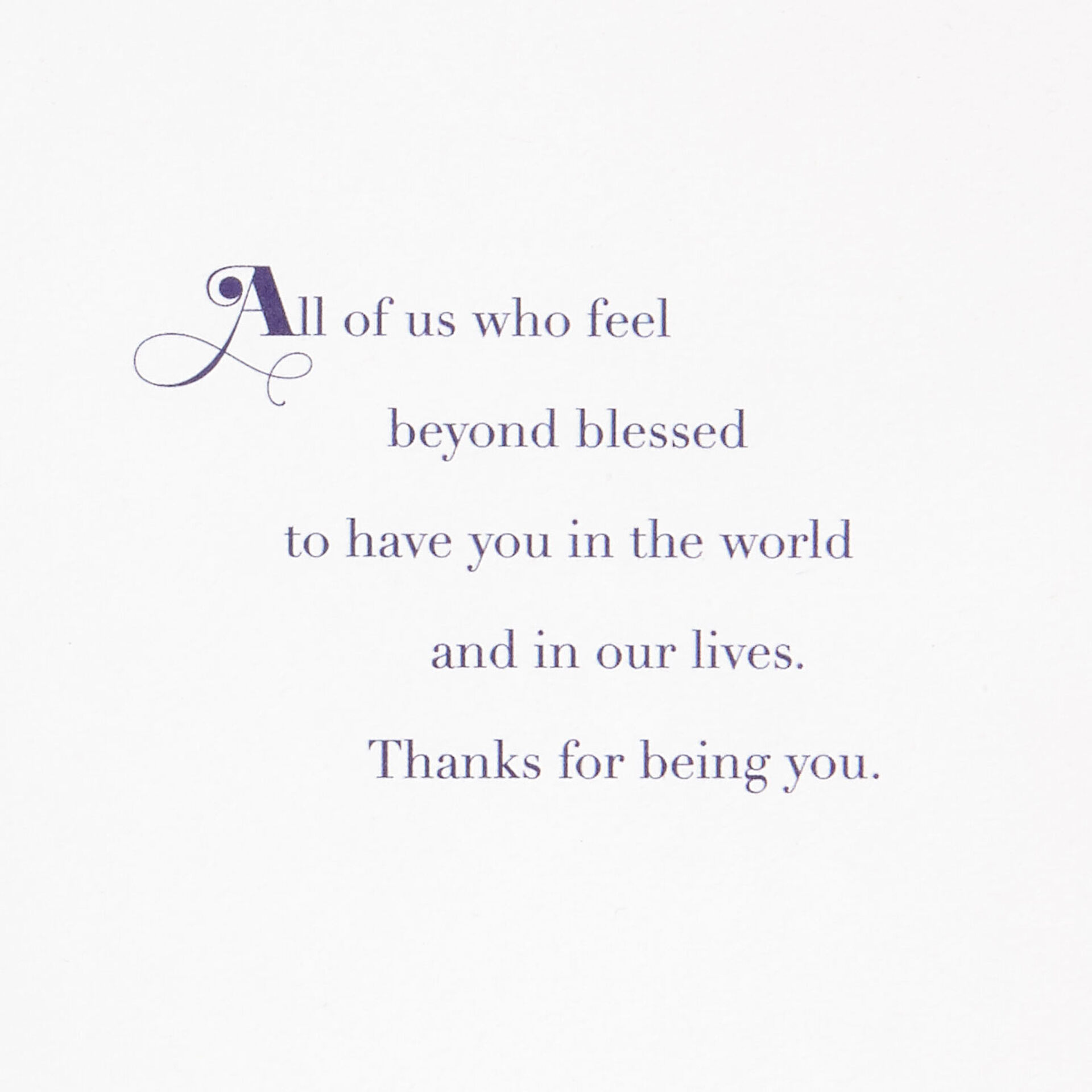 Thanks for Being You Mother's Day Card - Greeting Cards - Hallmark