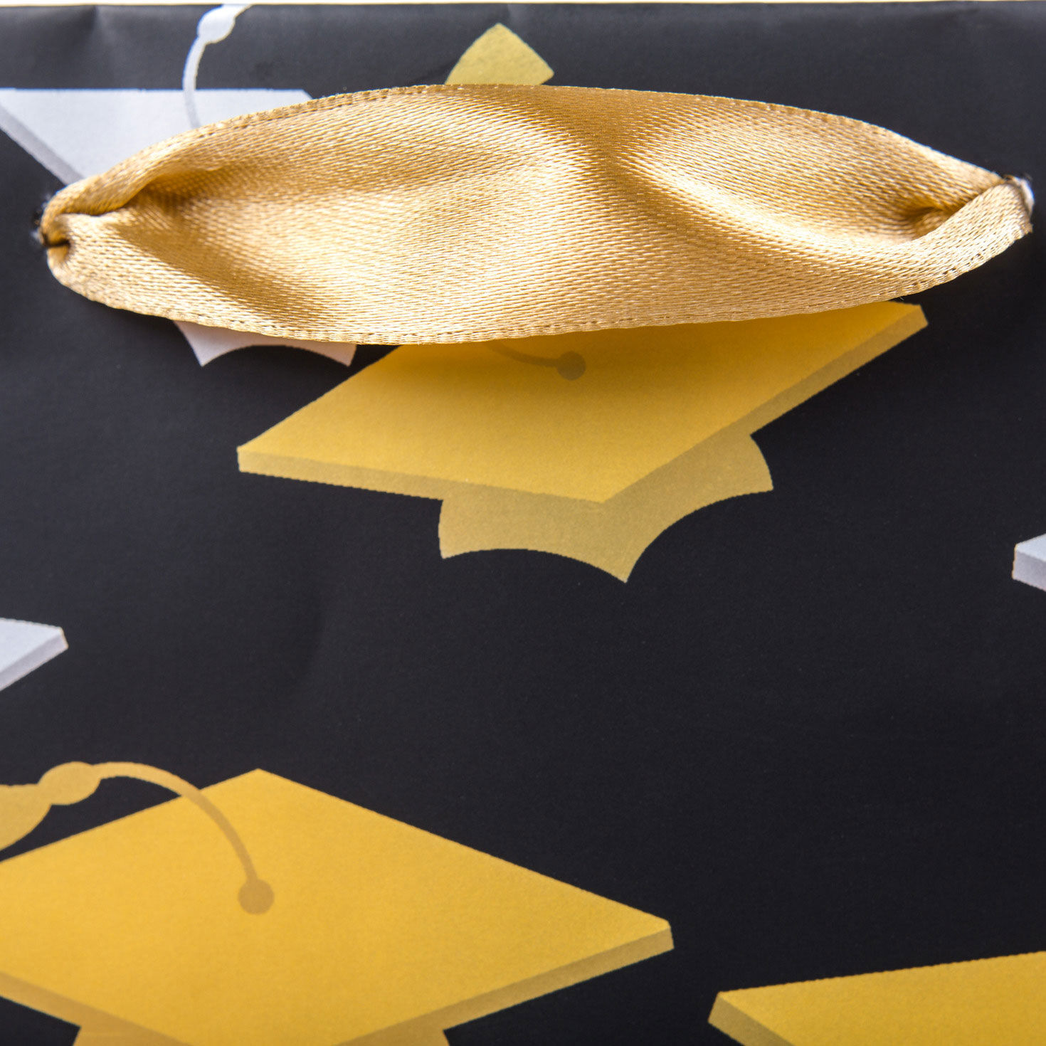 9.6" Grad Caps Medium Graduation Gift Bag With Tissue Paper - Gift Bags ...