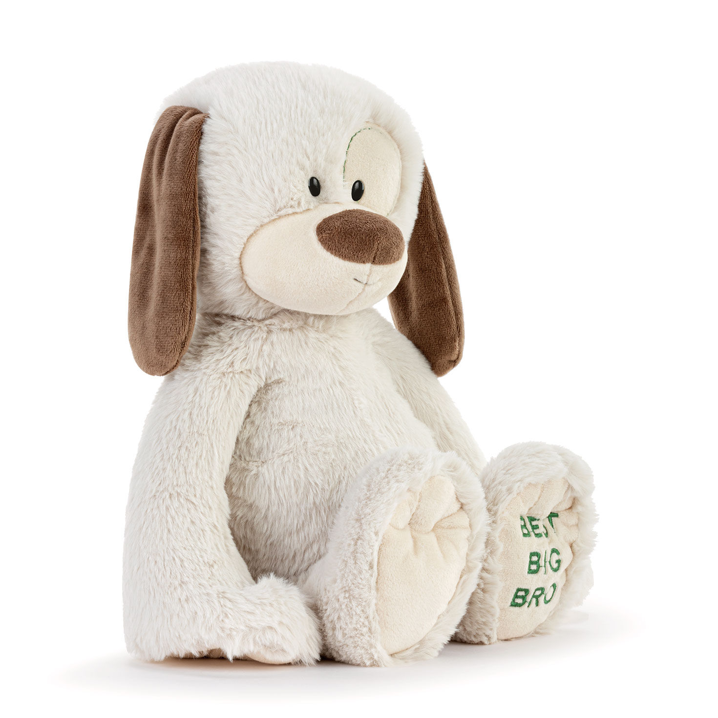 Demdaco Best Big Brother Dog Stuffed Animal, 16" - Classic Stuffed ...