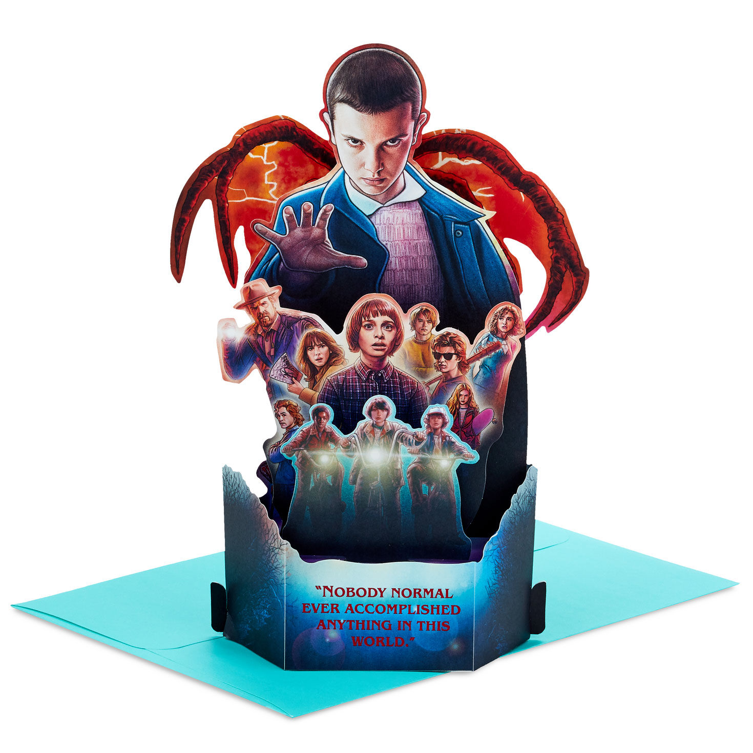 Netflix Stranger Things Nobody Normal 3D Pop-Up Card - Greeting Cards ...