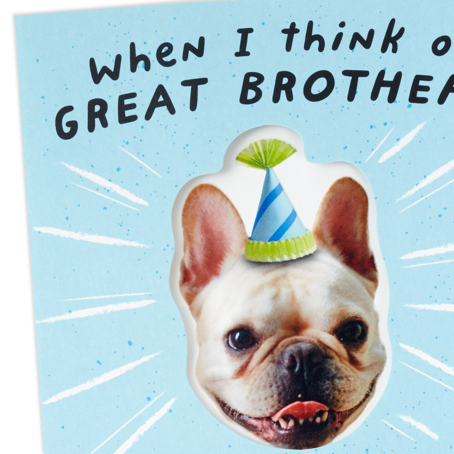 Lucky Brother Funny Pop-Up Birthday Card From Sister - Greeting Cards ...