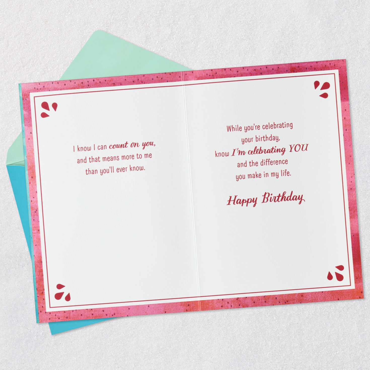 Thanks for Always Being There Birthday Card - Greeting Cards | Hallmark