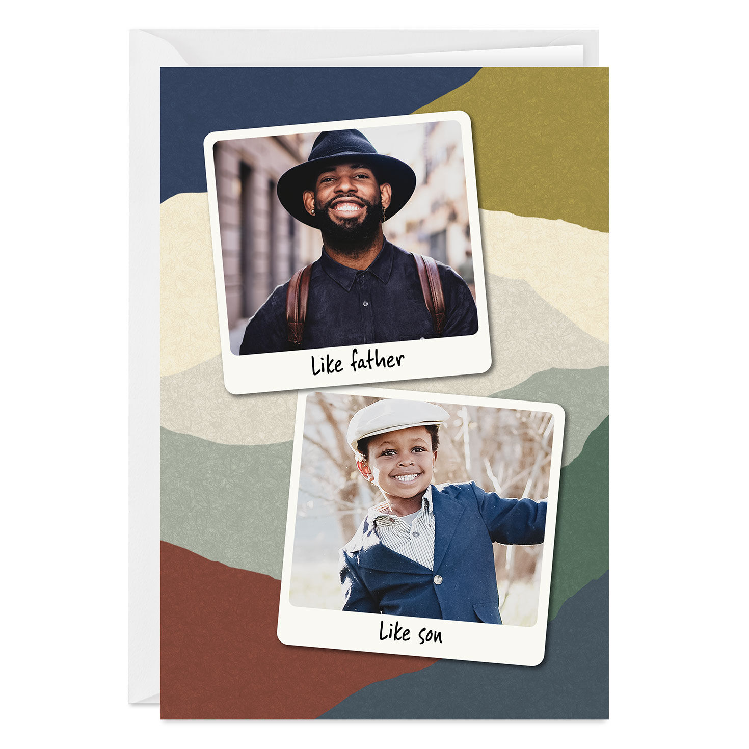 Personalized Snapshots on Abstract Photo Card - Greeting Cards | Hallmark