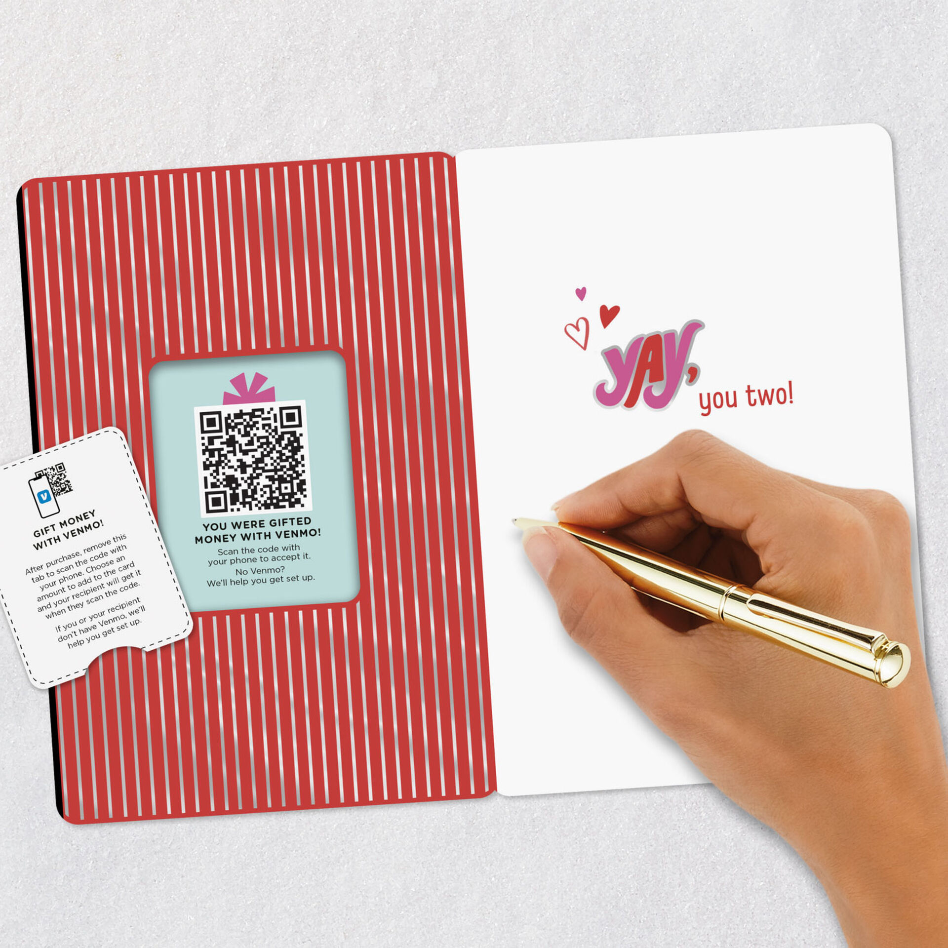 Yay Love Venmo Wedding Card - Greeting Cards - Hallmark