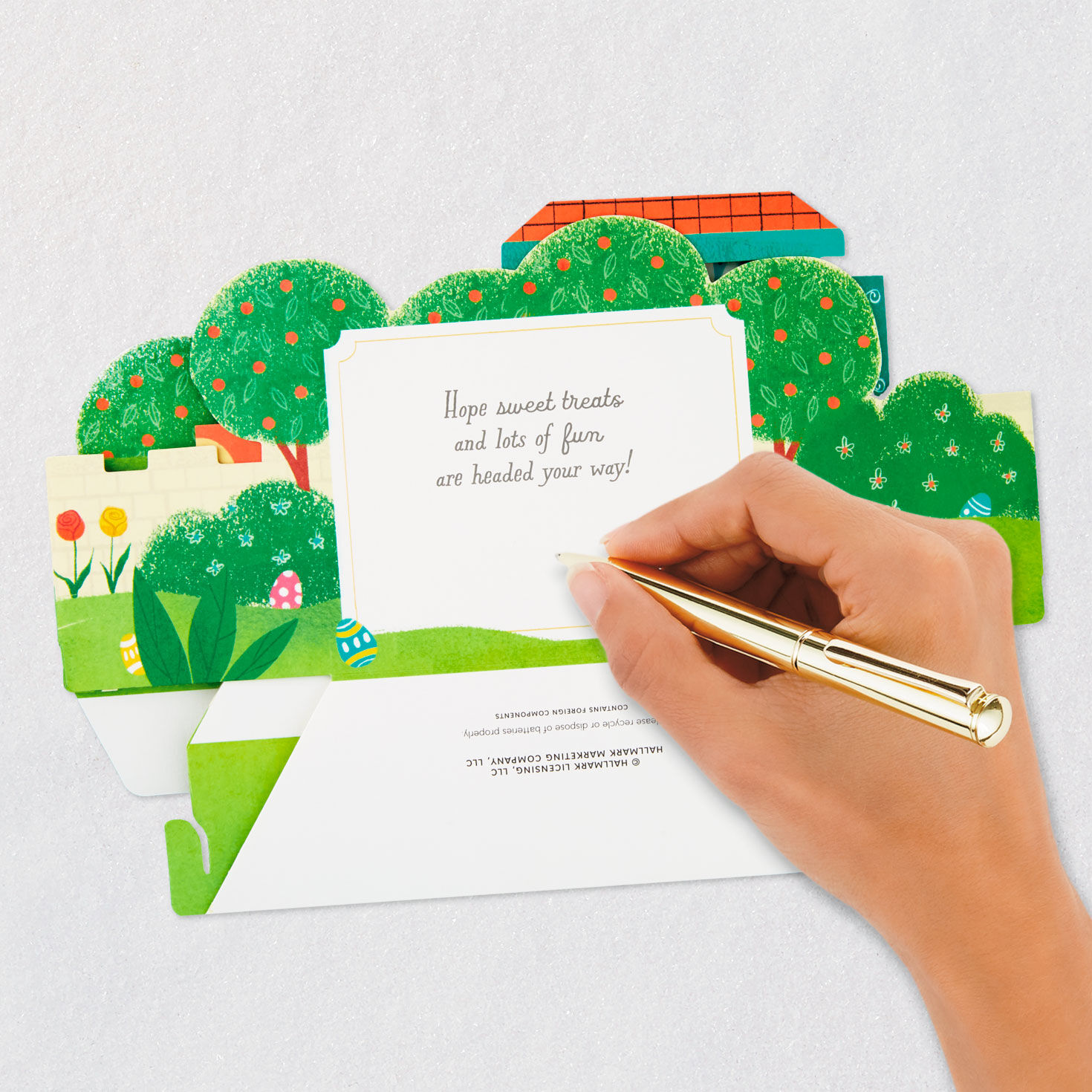 Bunny in Train Musical 3D Pop-Up Easter Card With Motion - Greeting ...