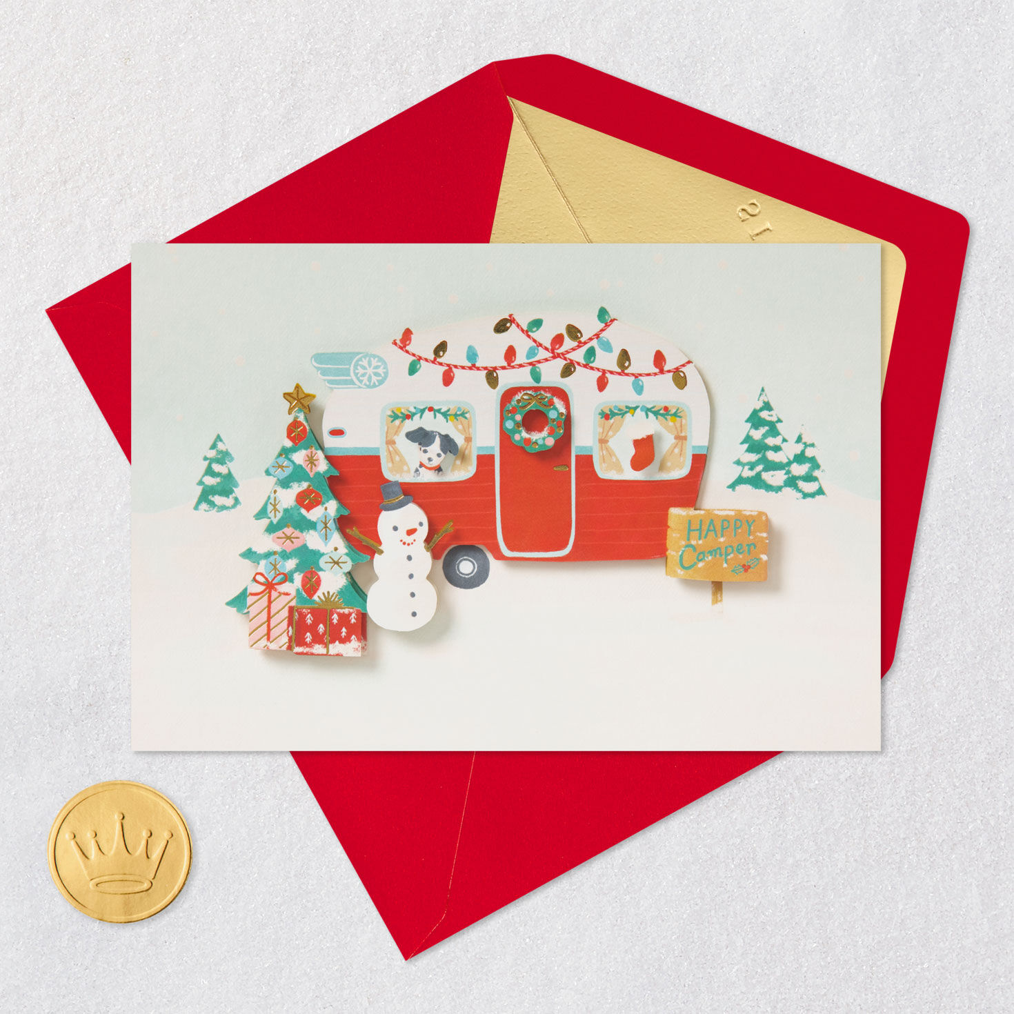 Happy Camper Christmas Card - Greeting Cards | Hallmark