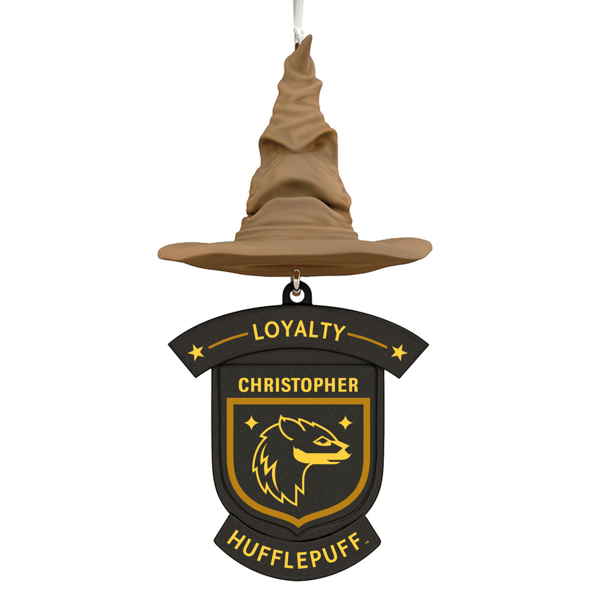 Harry Potter™ Sorting Hat House Trait Personalized Text Ornament ...