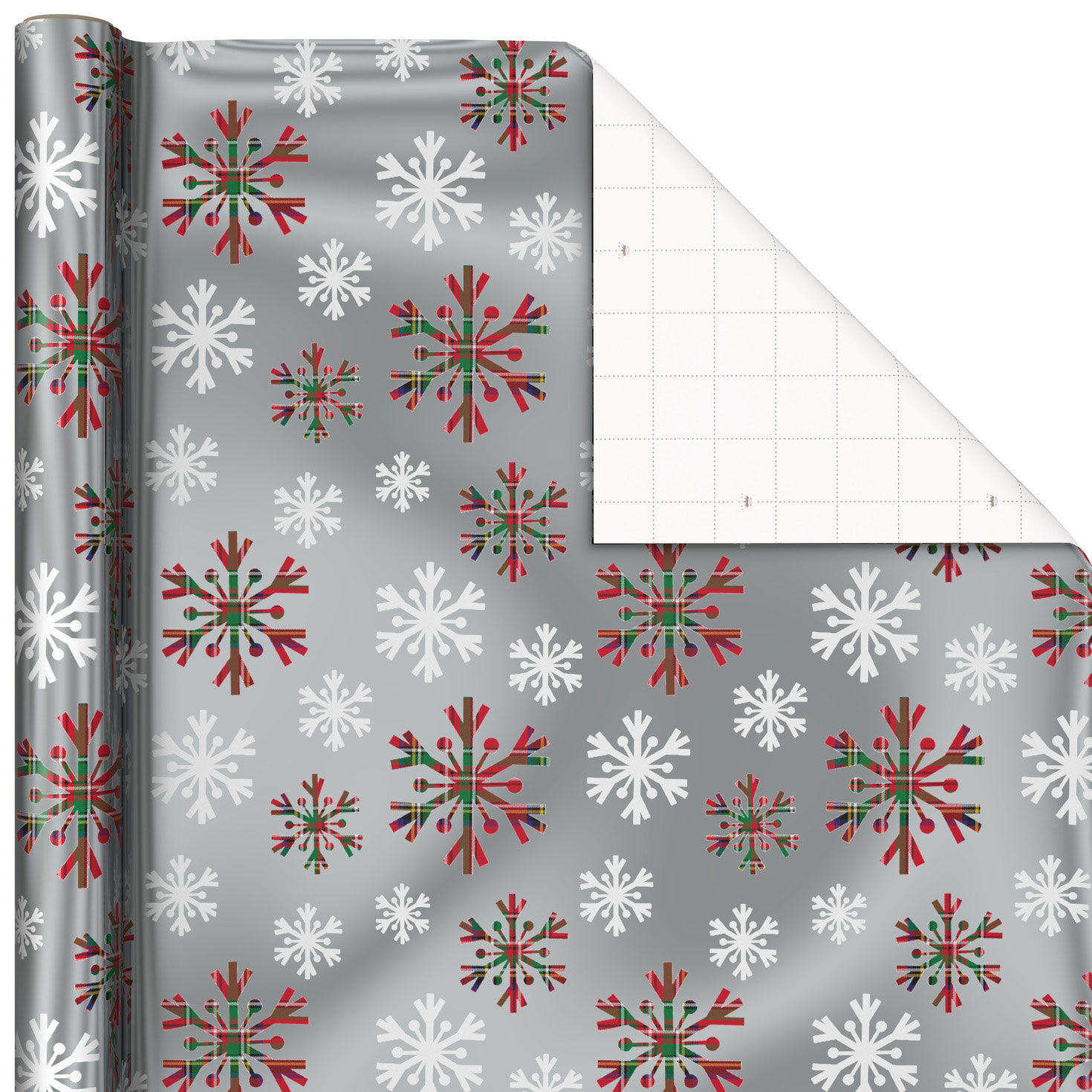 Snow Merry 3-Pack Foil Christmas Wrapping Paper Assortment, 60 sq. ft ...