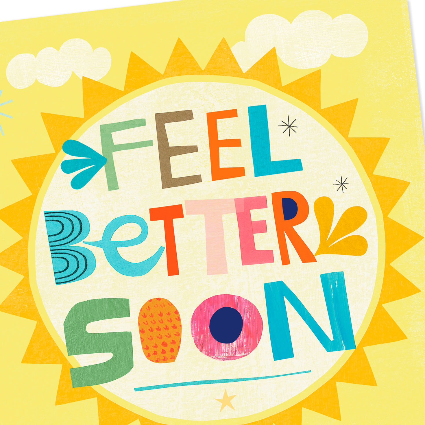16" Feel Better Soon Sun Jumbo Get Well Card - Greeting Cards | Hallmark