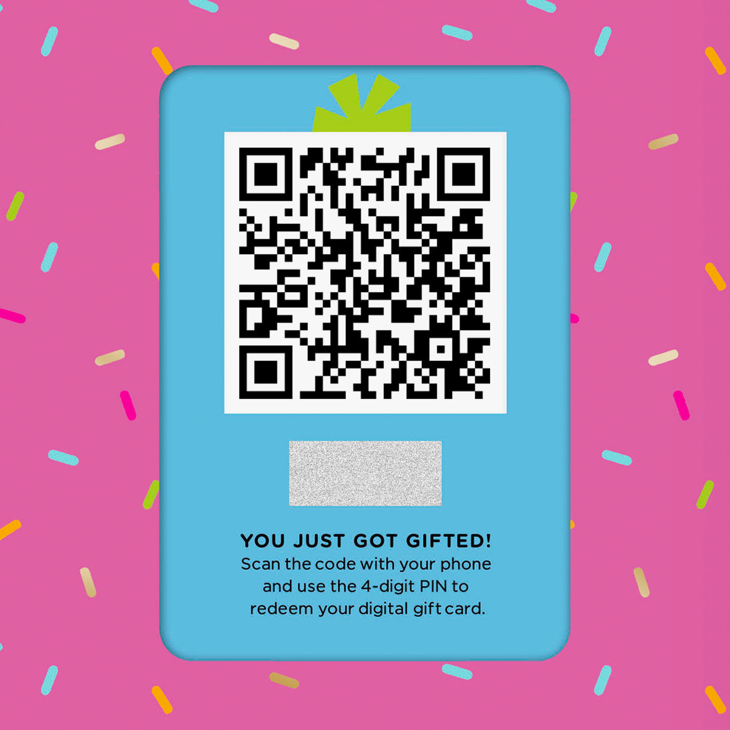 Rainbow Sprinkles Donut Gift Card Greeting Funny Birthday Card ...