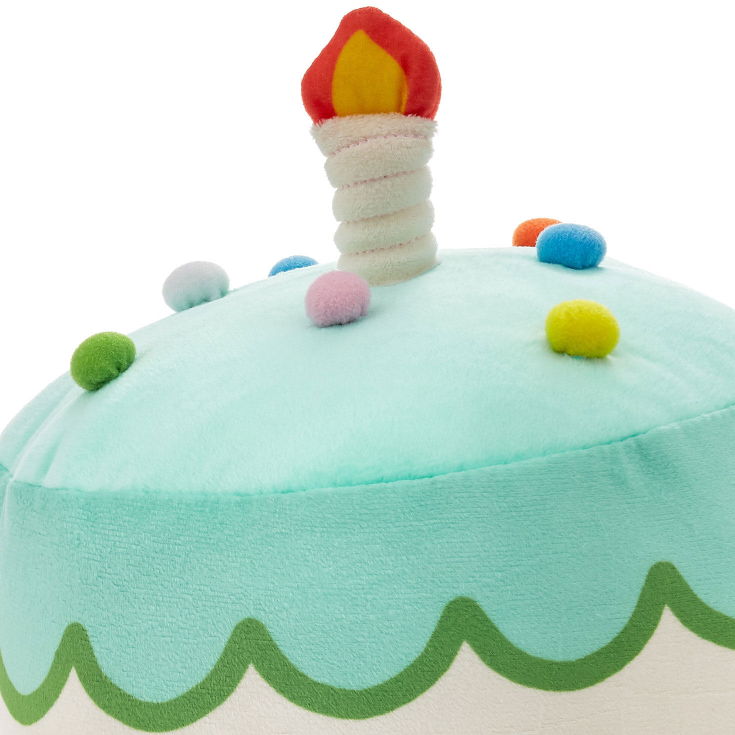 Birthday Cake With Candle Plush With Sound and Motion, 12 ...
