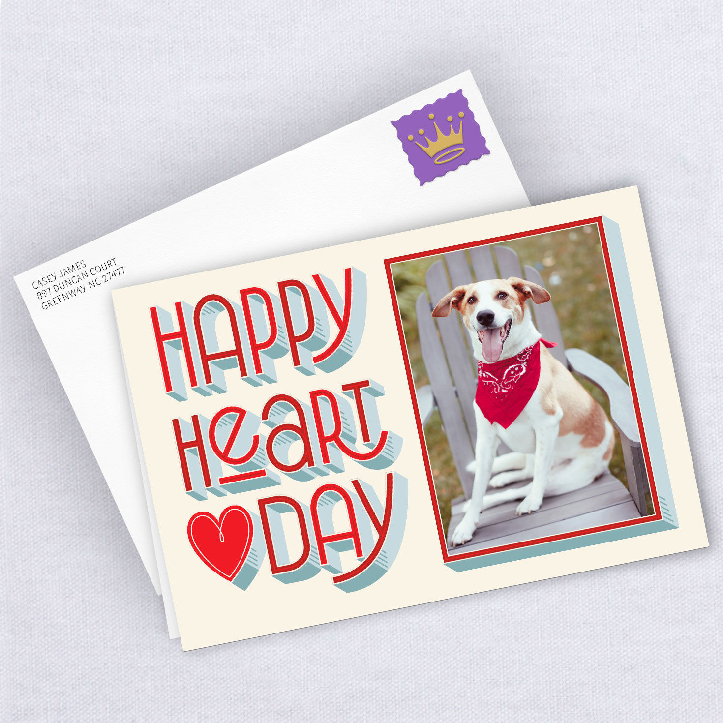 Happy Heart Day Custom Valentine's Day Card - Greeting Cards | Hallmark