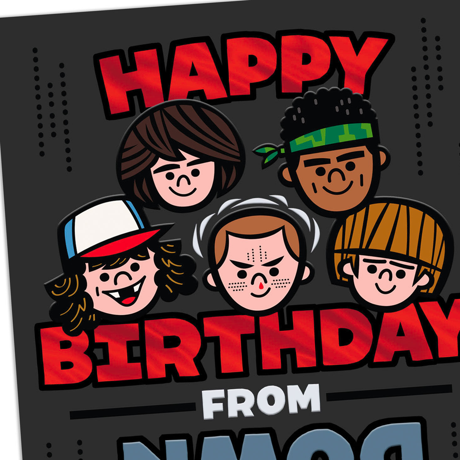 Netflix Stranger Things From the Upside Down Birthday Card - Greeting ...