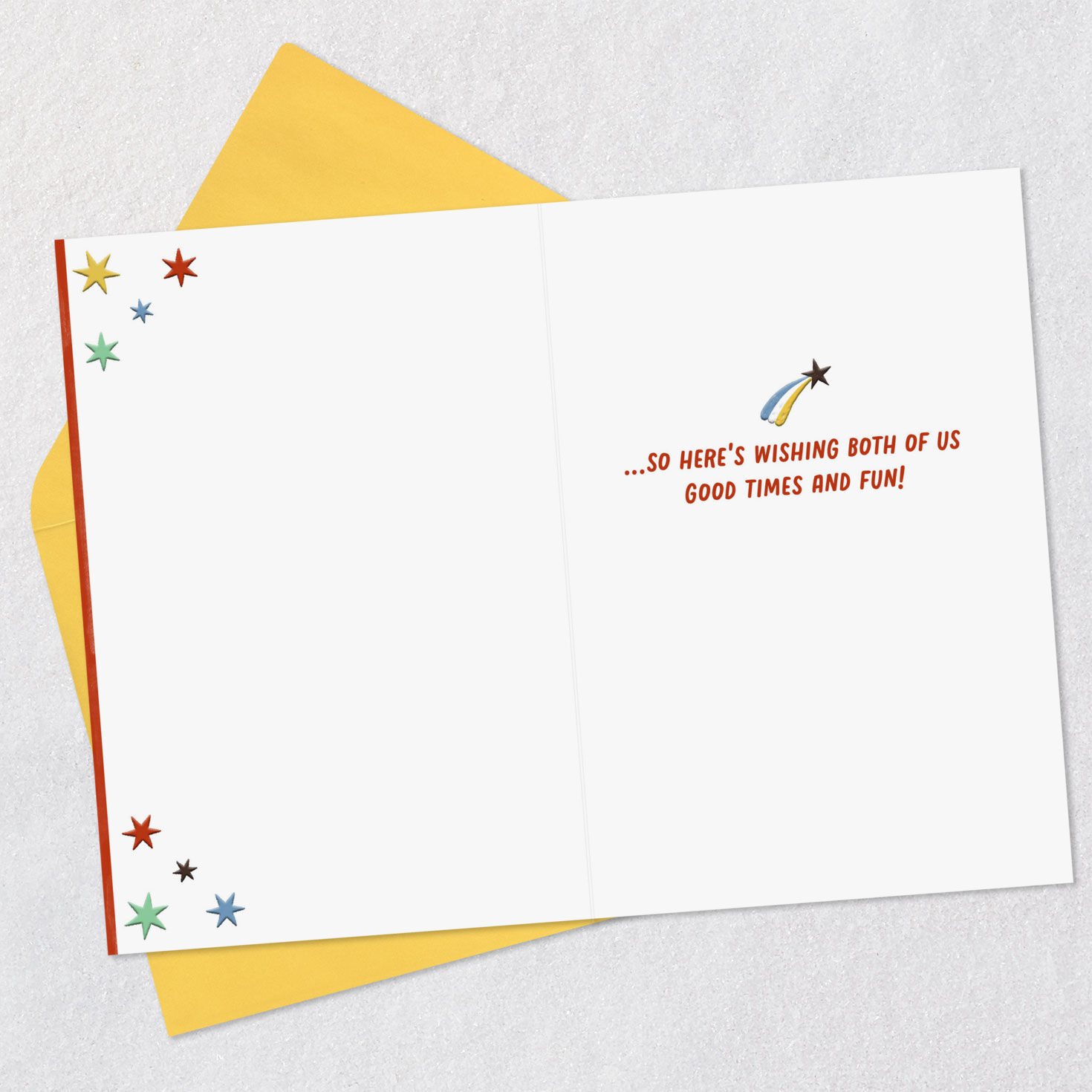 Wishing Both of Us Good Times Shared Birthday Card - Greeting Cards ...