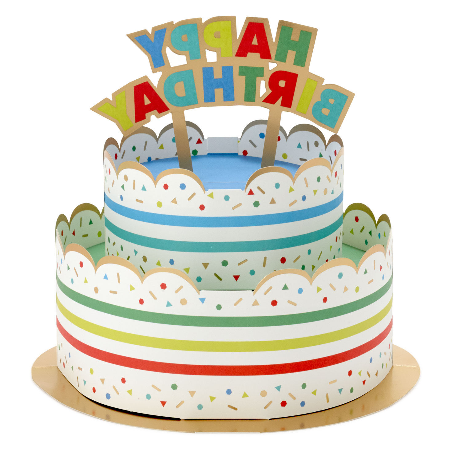 Birthday Cake 3D Pop-Up Paper Party Decor - Centerpieces | Hallmark