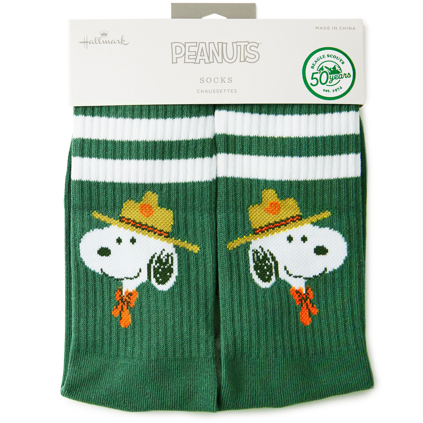 Peanuts® Beagle Scouts Snoopy Crew Socks - Socks & Slippers | Hallmark