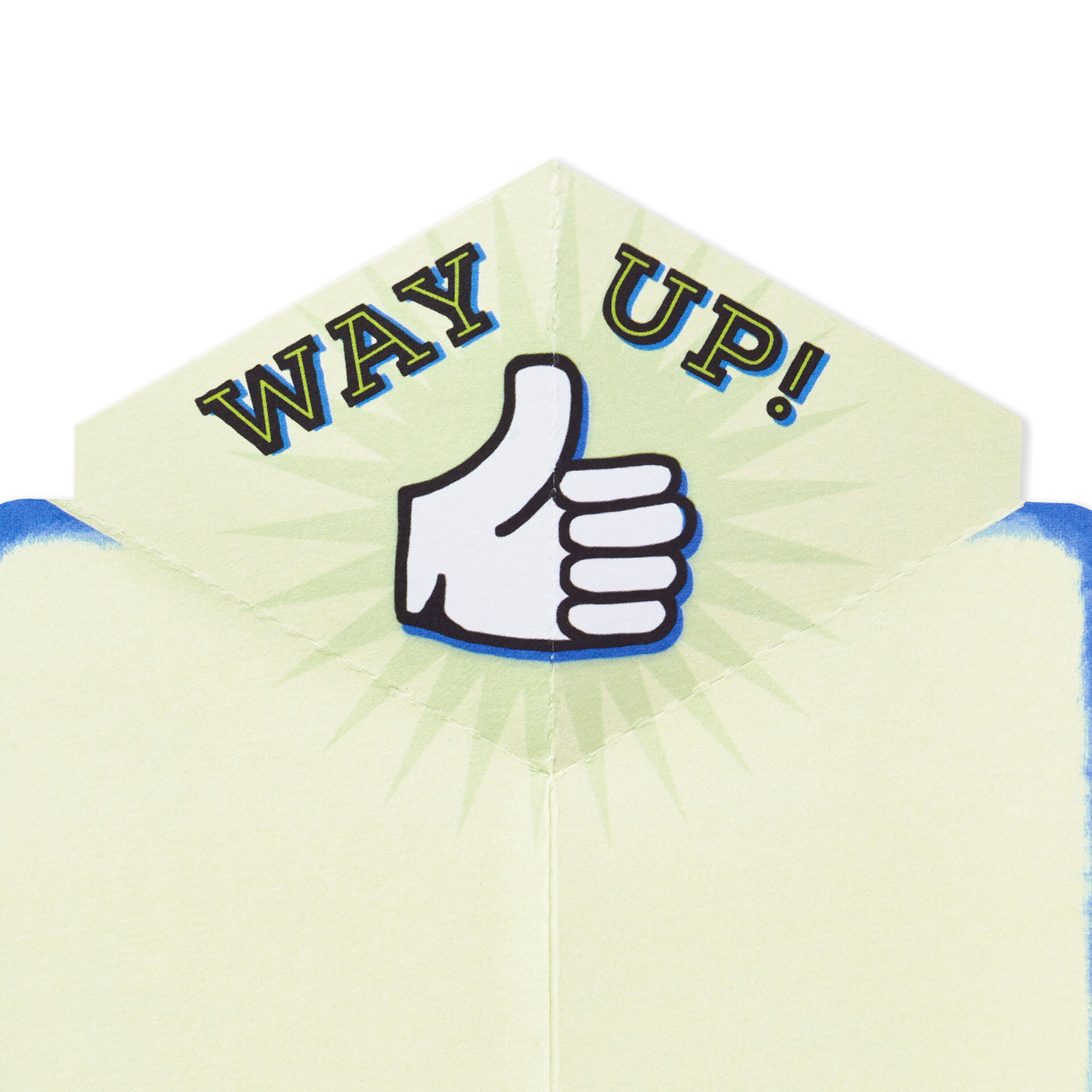3.25" Mini Thumbs Up Pop Up Congratulations Card - Greeting Cards ...
