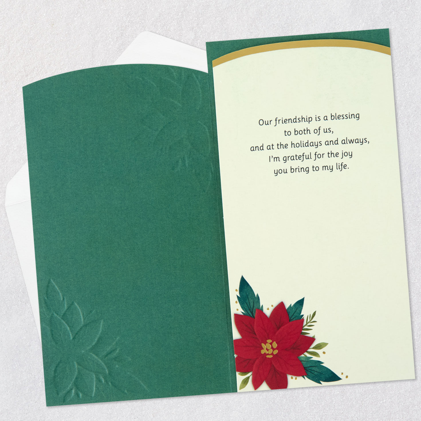 Our Friendship Is a Blessing Christmas Card for Friend - Greeting Cards ...