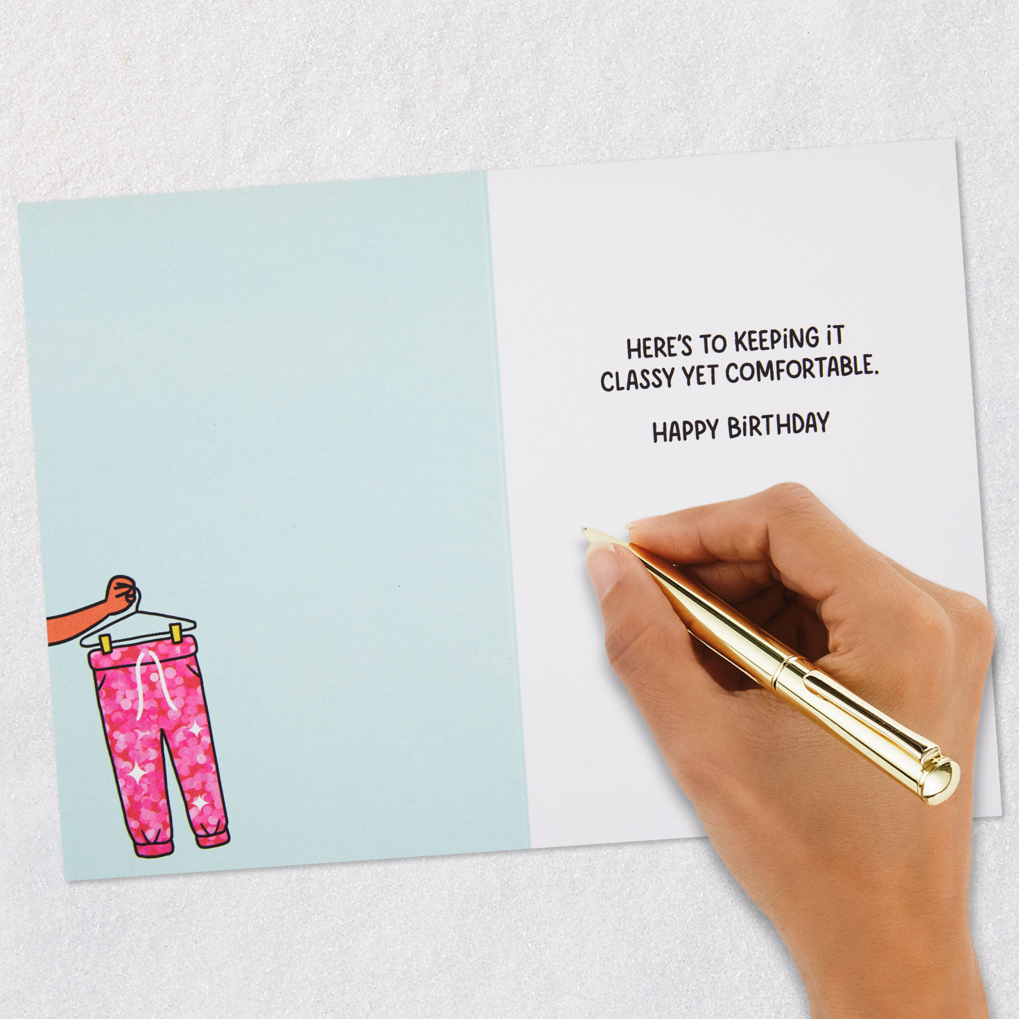 Classy Yet Comfy Funny Birthday Card - Greeting Cards | Hallmark