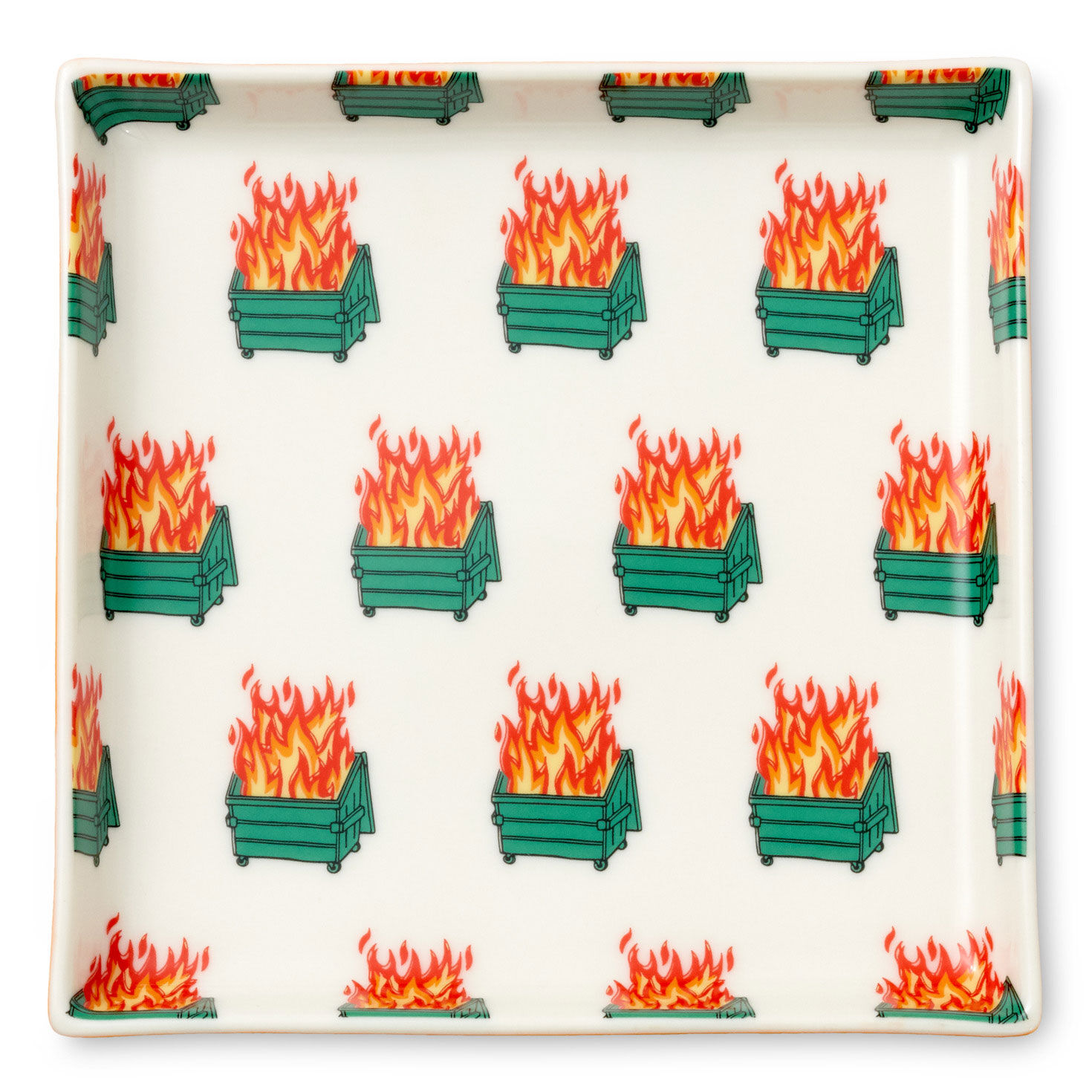 Dumpster Fire Funny Trinket Tray - Trays & Boxes | Hallmark