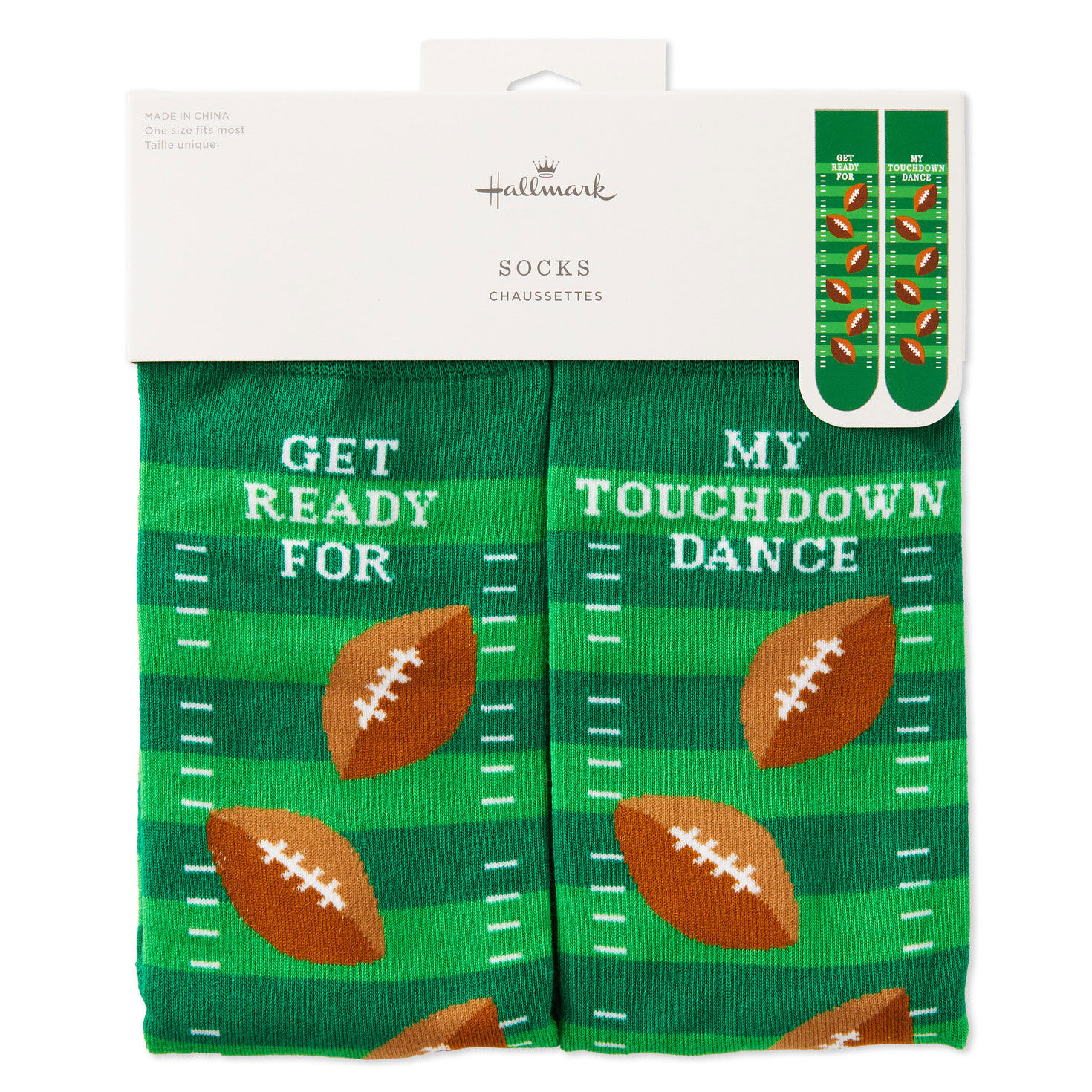 Touchdown Dance Football Novelty Crew Socks - Socks & Slippers | Hallmark