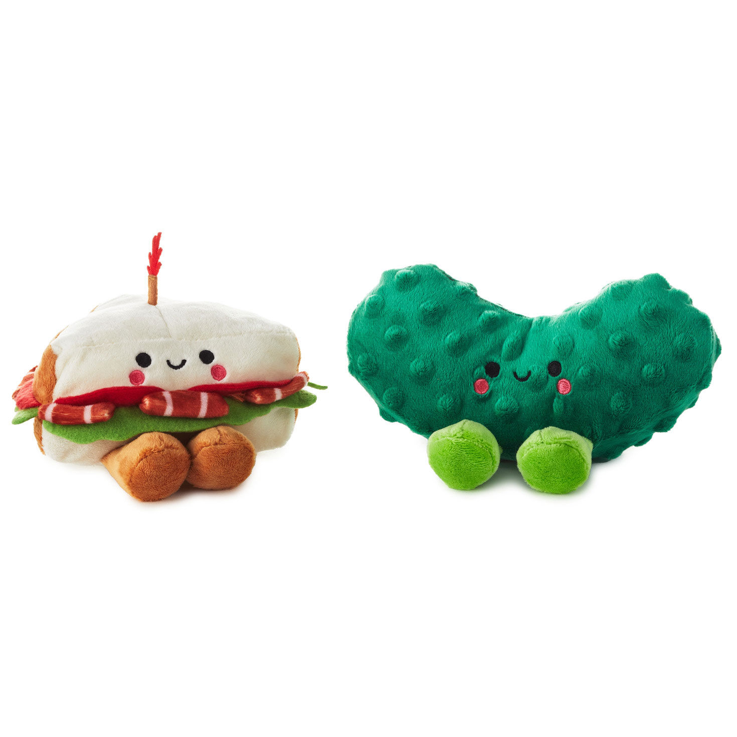 Better Together BLT and Pickle Magnetic Plush Pair, 4" - Classic ...