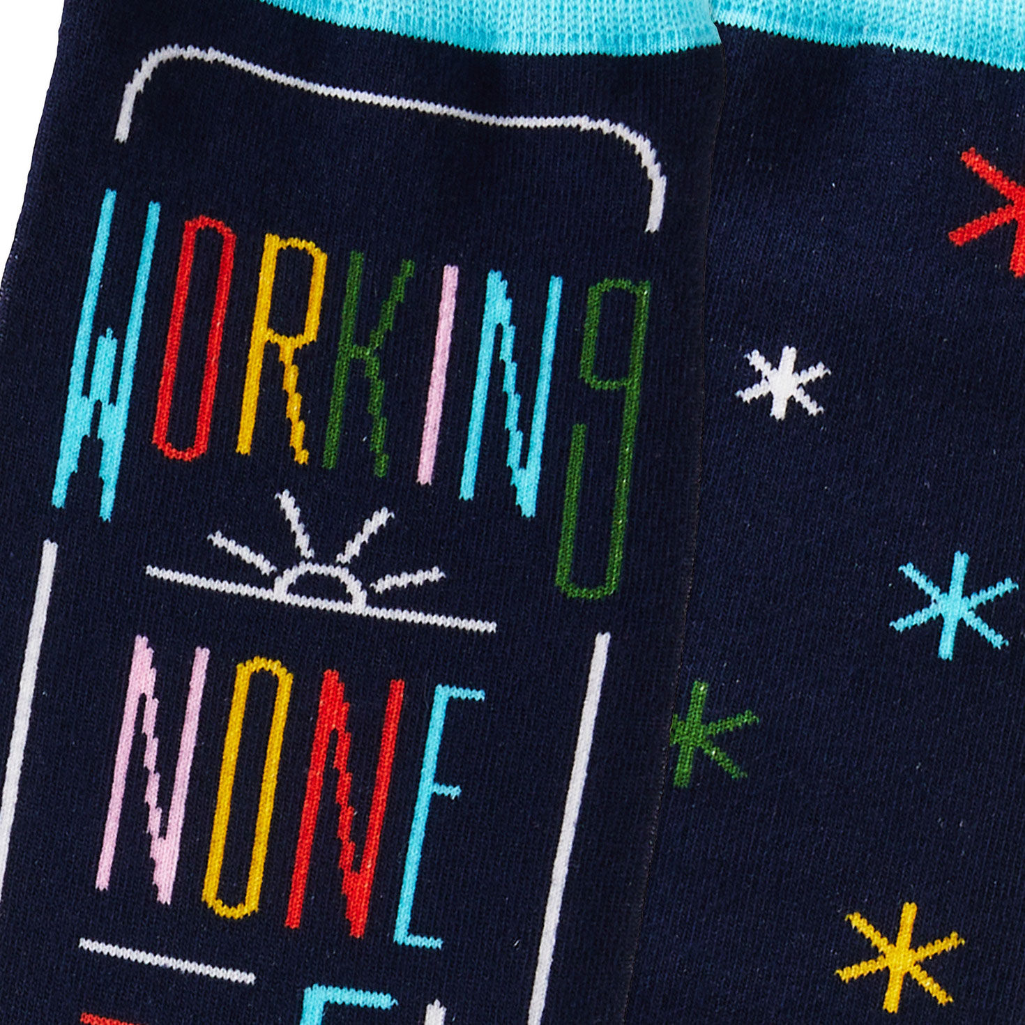 Working None to Five Retirement Novelty Crew Socks - Socks & Slippers ...