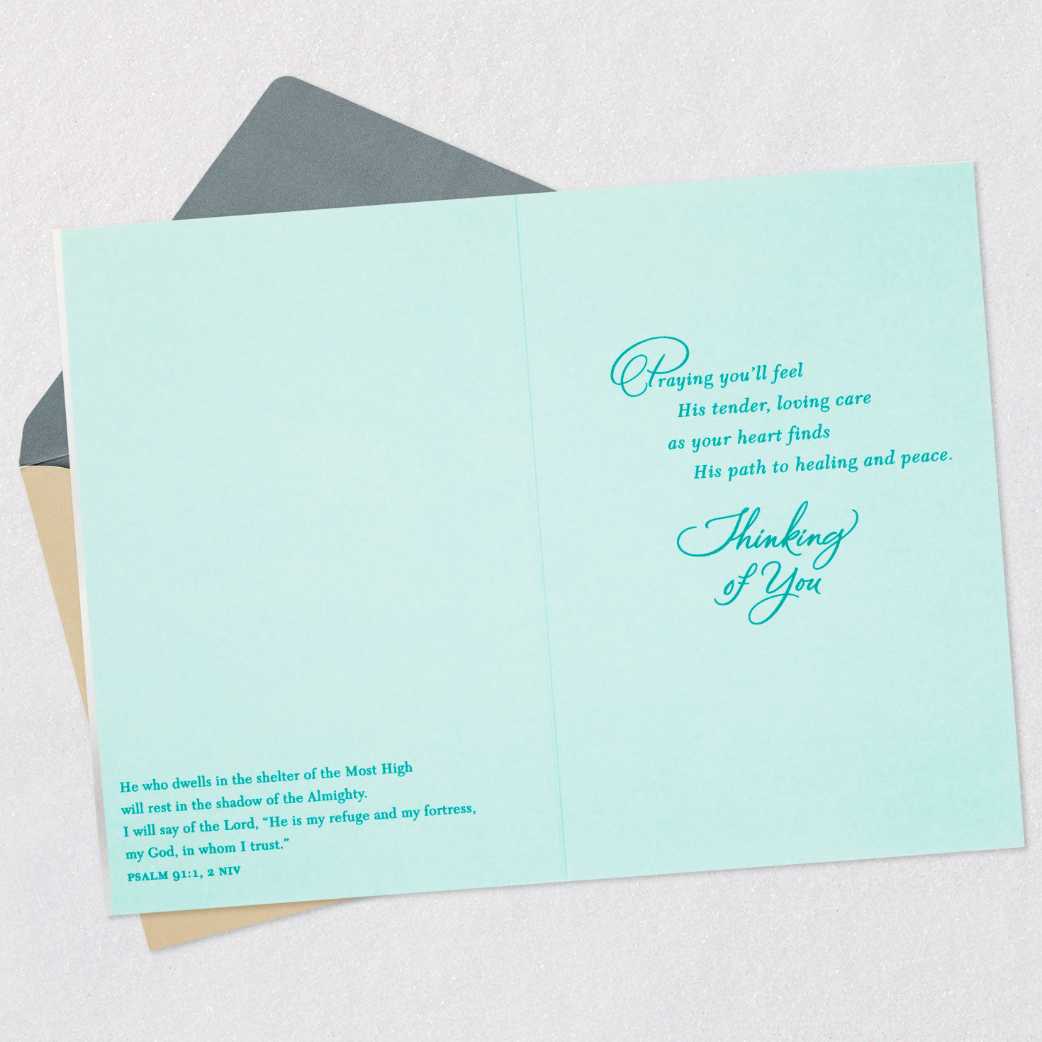 God Walks With Us Religious Sympathy Card - Greeting Cards | Hallmark